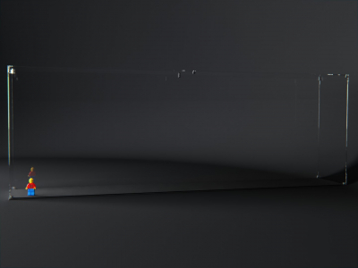 Display Case for LEGO® Back to the Future Time Machine (10300)