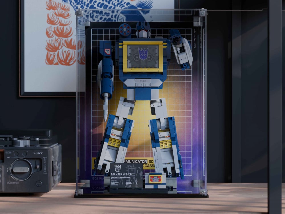 LEGO® Transformers: Soundwave (10358) Display Case