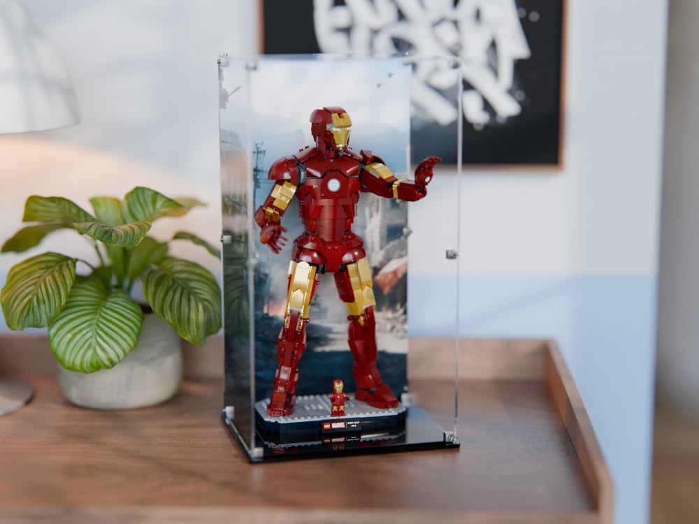 LEGO® Iron Man Mark 3 Collectors' Edition (76344) Display Case