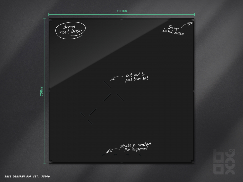 LEGO® UCS Republic Gunship Display Case (75309)
