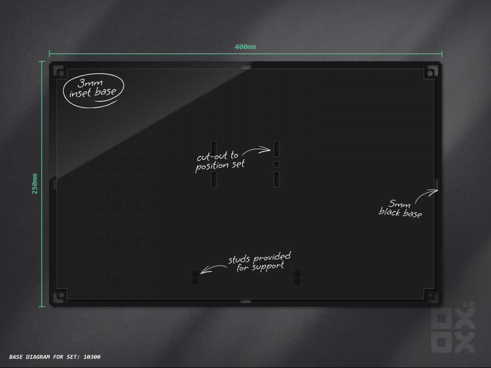 LEGO® Back to the Future Time Machine Display Case (10300)