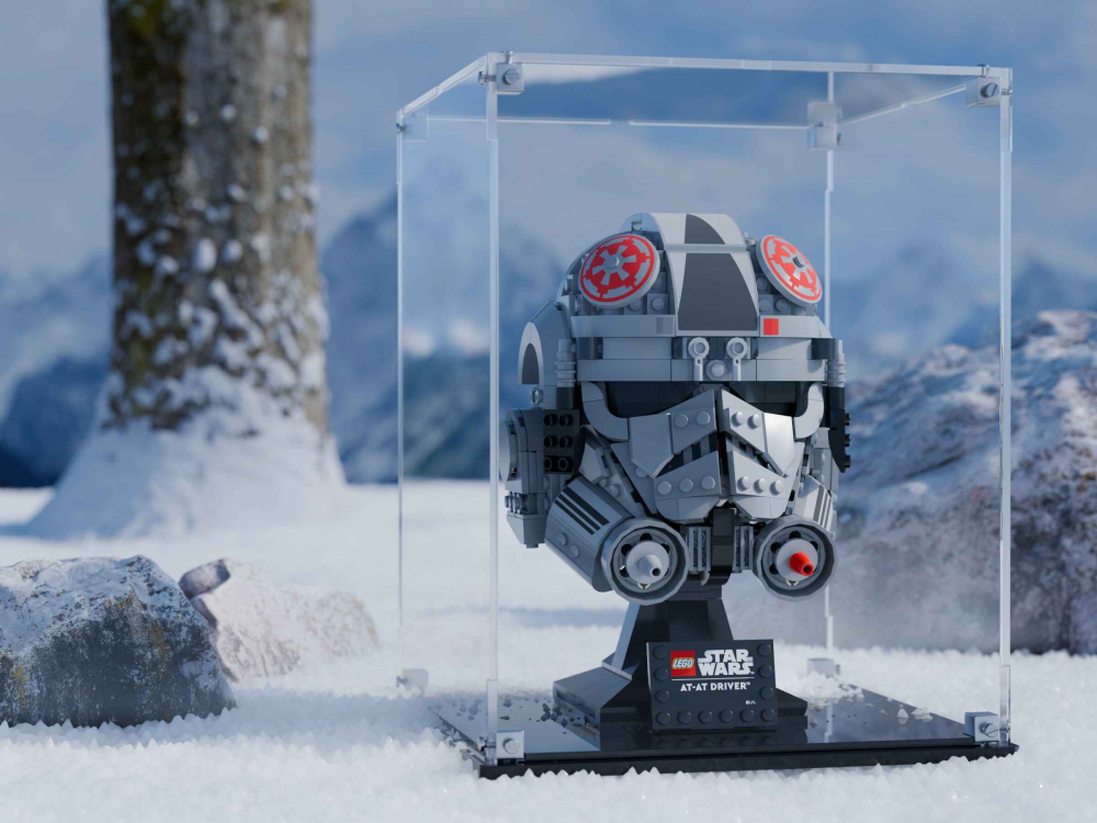 LEGO® AT-AT Driver™ Helmet (75429) Display Case