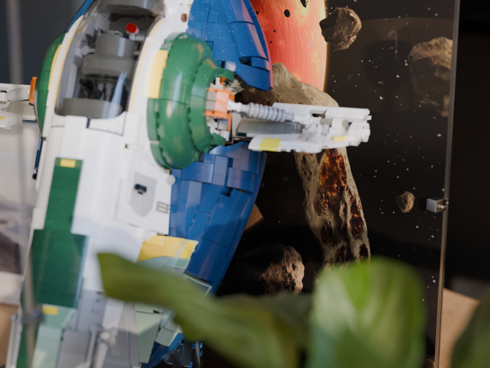 LEGO® Jango Fett's Firespray-Class Starship (75409) Display Case