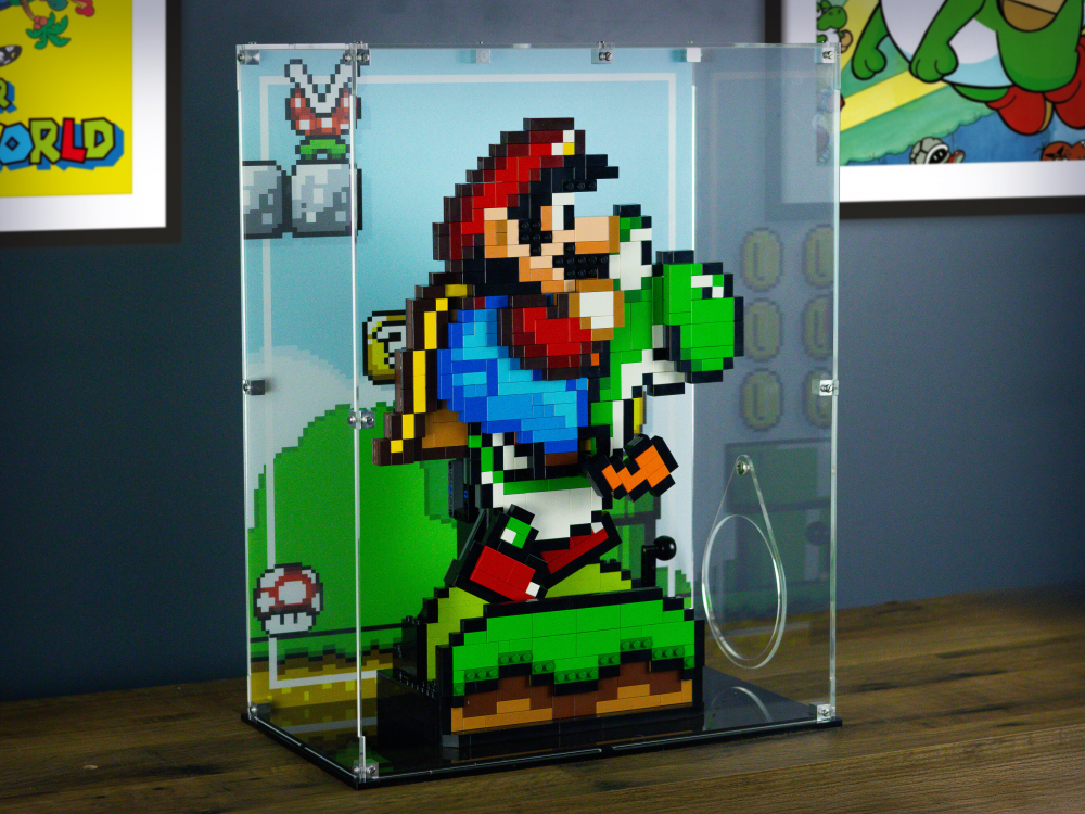 LEGO® Super Mario World™: Mario & Yoshi (71438) Display Case
