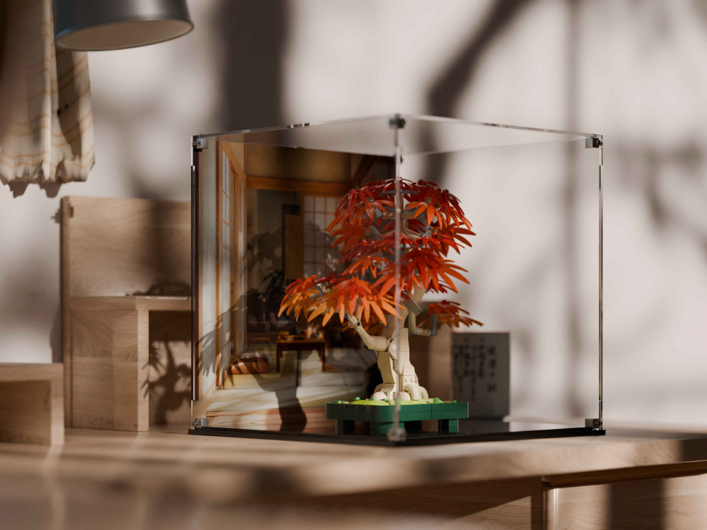 LEGO® Japanese Red Maple Bonsai Tree (10348) Display Case