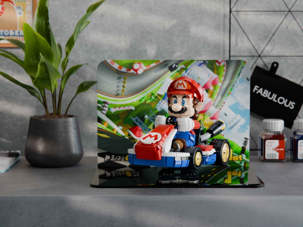LEGO® Mario Kart - Mario & Standard Kart (72037) SetScape Display
