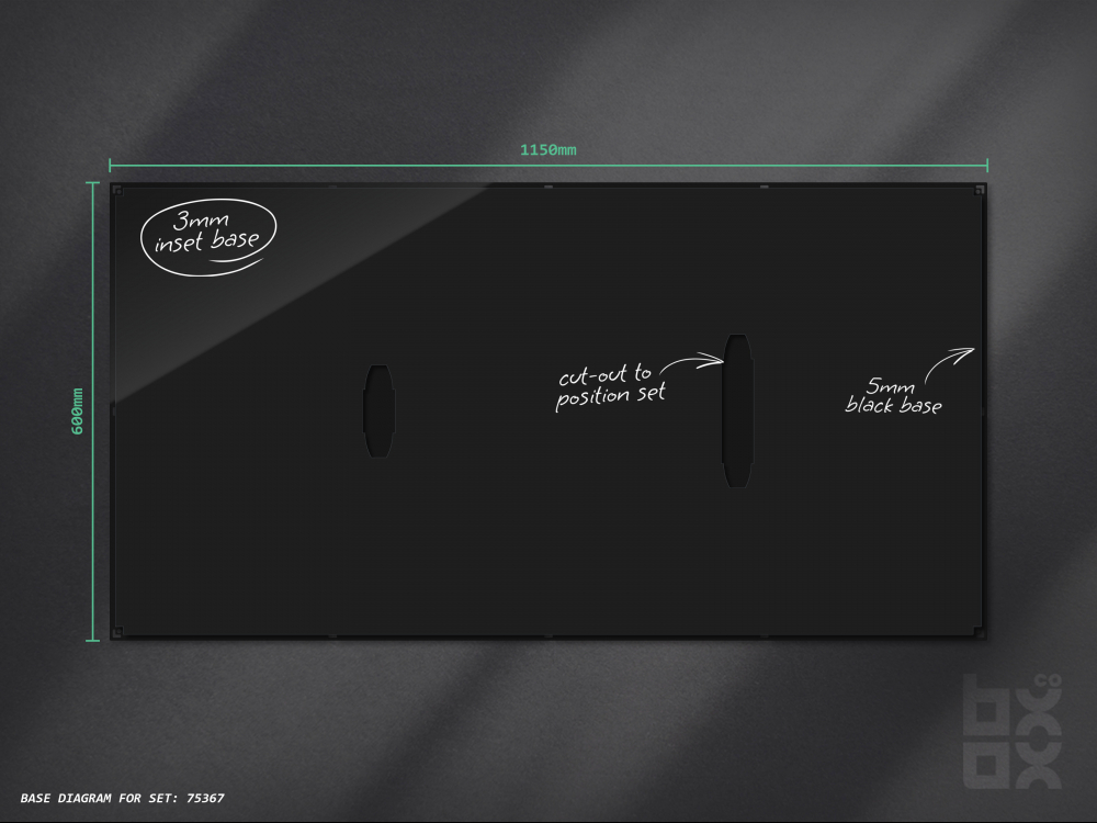 LEGO® Venator-Class Republic Attack Cruiser (75367) Display Case