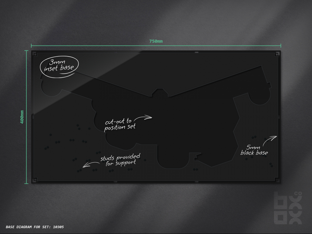 LEGO® Lion Knights' Castle Display Case (10305)