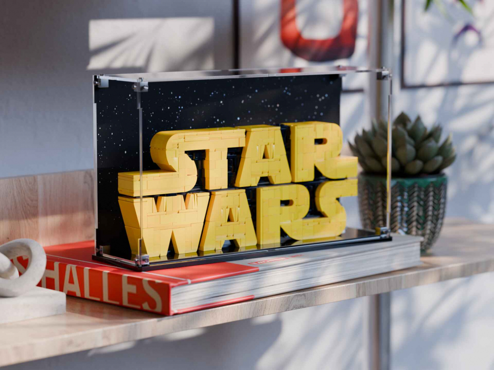 LEGO® Brick-Built Star Wars™ Logo (75407) Display Case