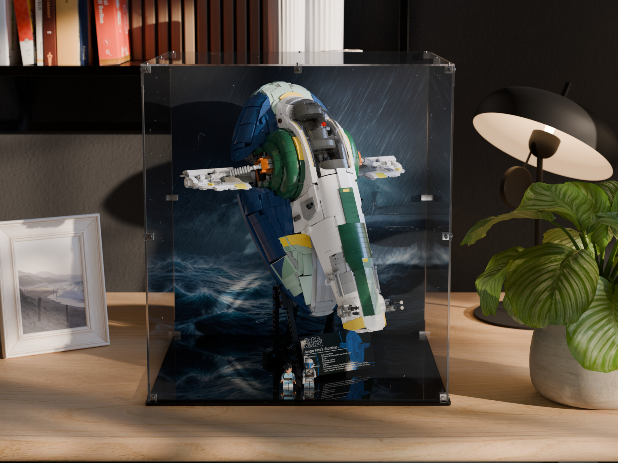 LEGO® Jango Fett's Firespray-Class Starship (75409) Display Case