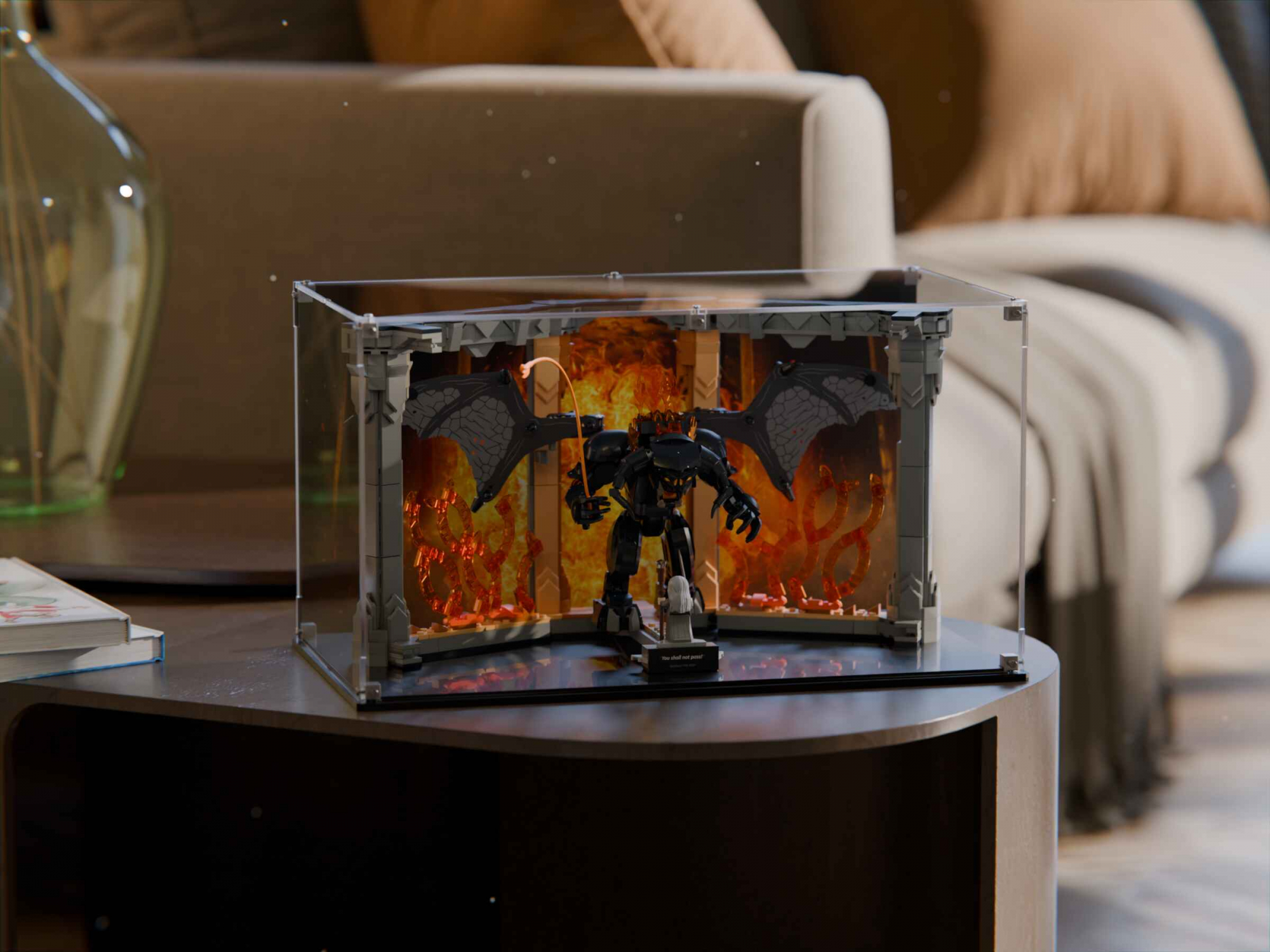 LEGO® The Lord of the Rings: Balrog™ Book Nook (10367) Display Case