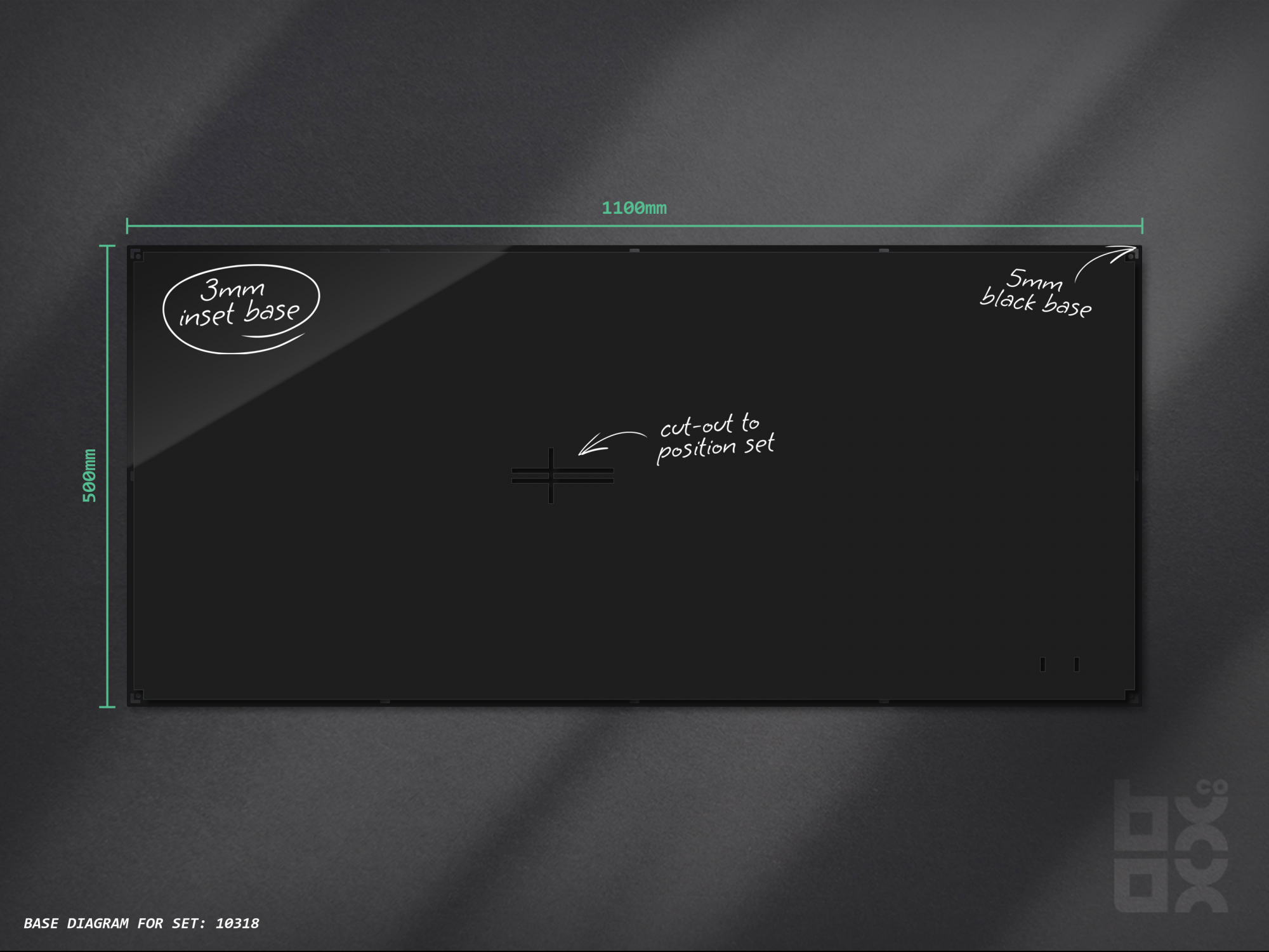 LEGO® Concorde (10318) Display Case