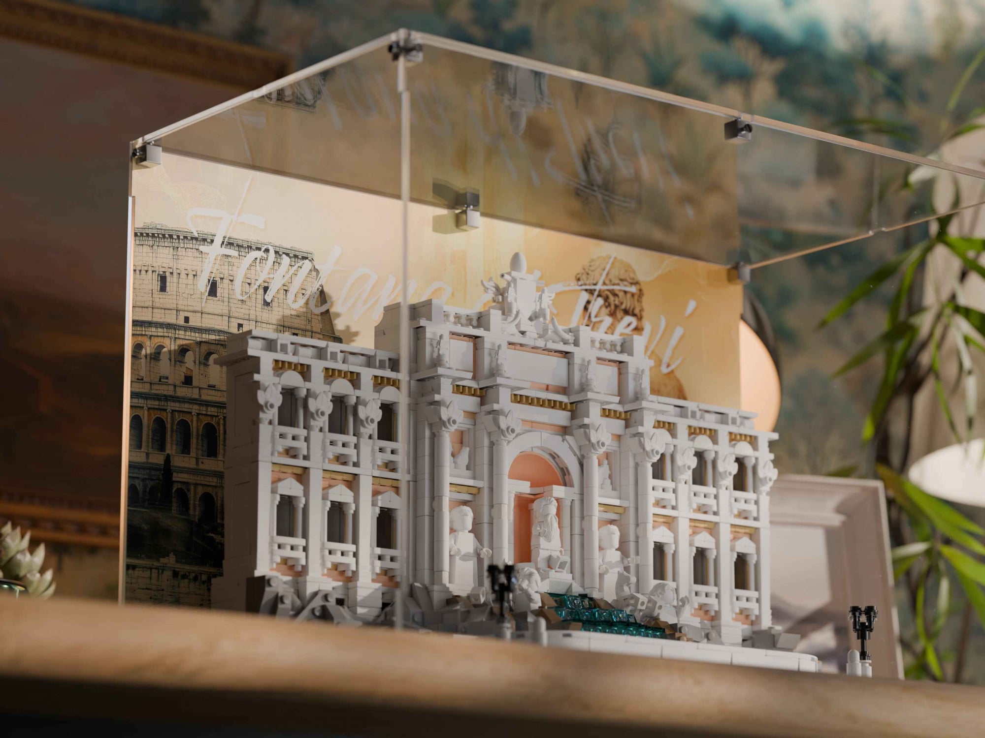 LEGO® Trevi Fountain (21062) Display Case