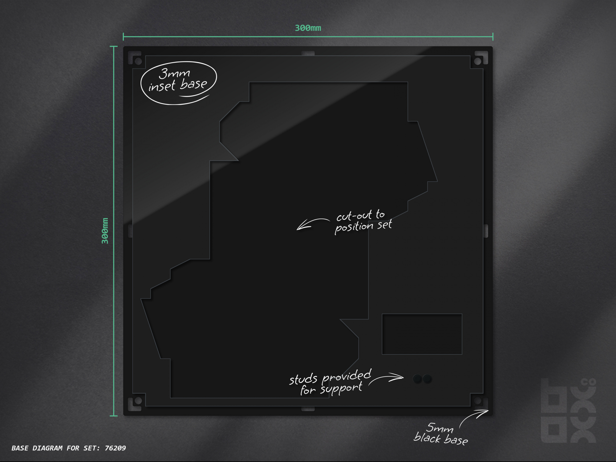 LEGO® Thor's Hammer Display Case (76209)