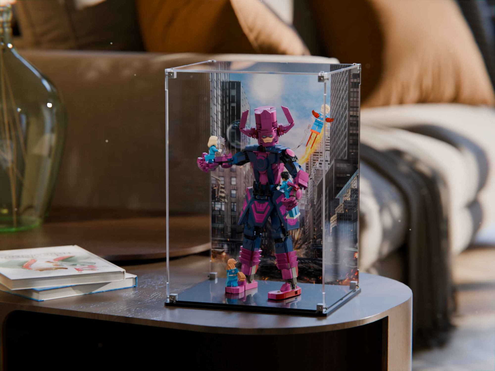 LEGO® Fantastic Four vs. Galactus Construction Figure (76316) Display Case