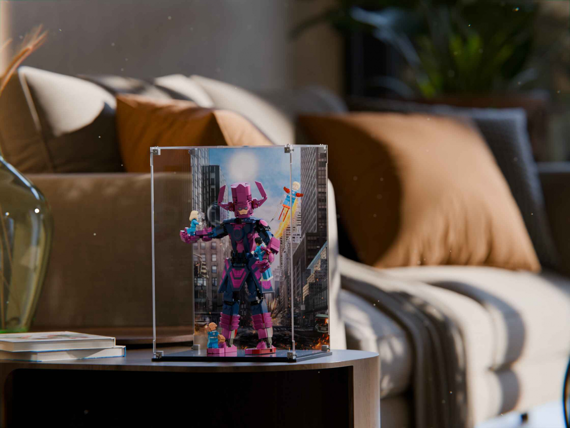 LEGO® Fantastic Four vs. Galactus Construction Figure (76316) Display Case