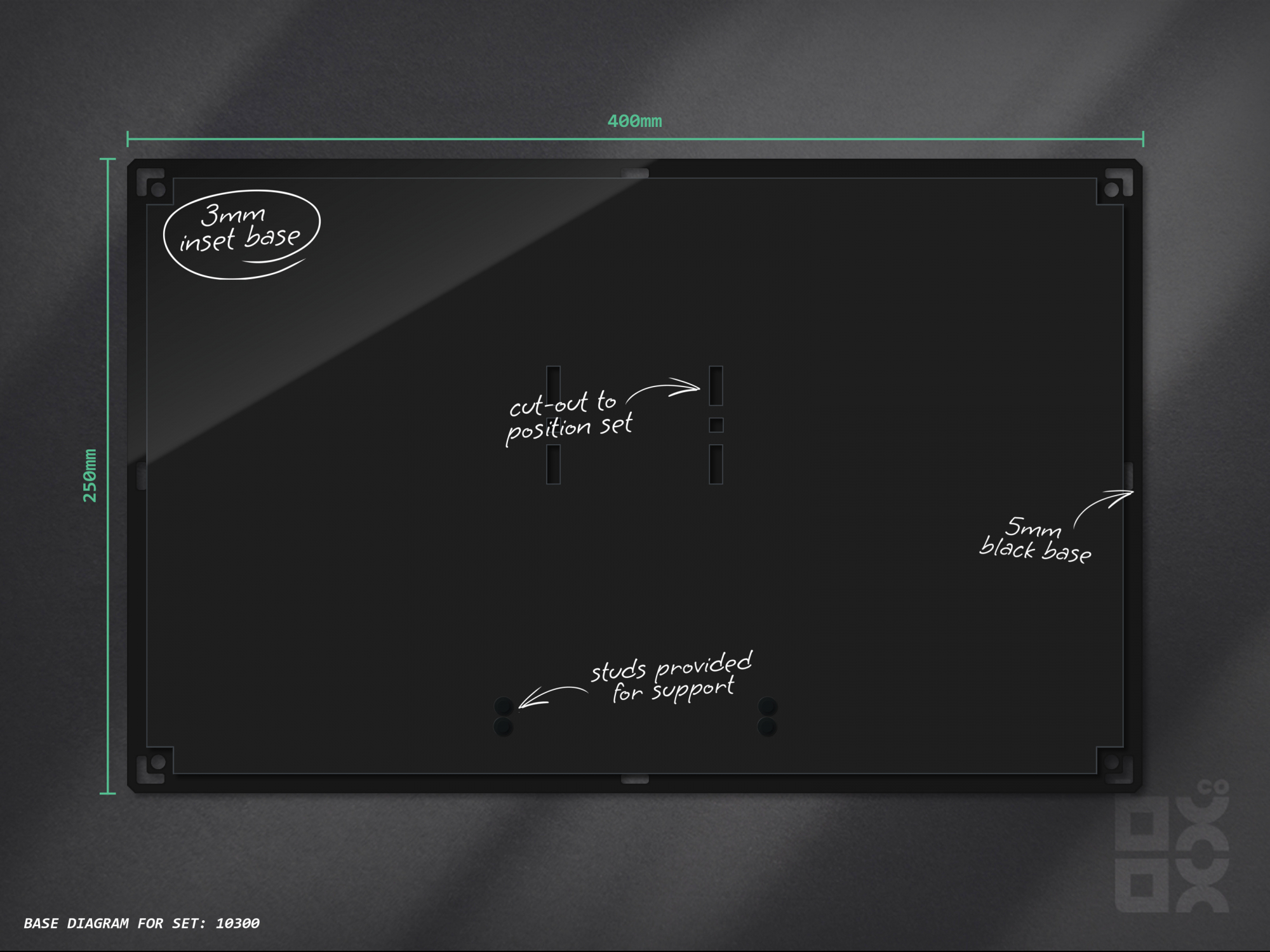 LEGO® Back to the Future Time Machine Display Case (10300)