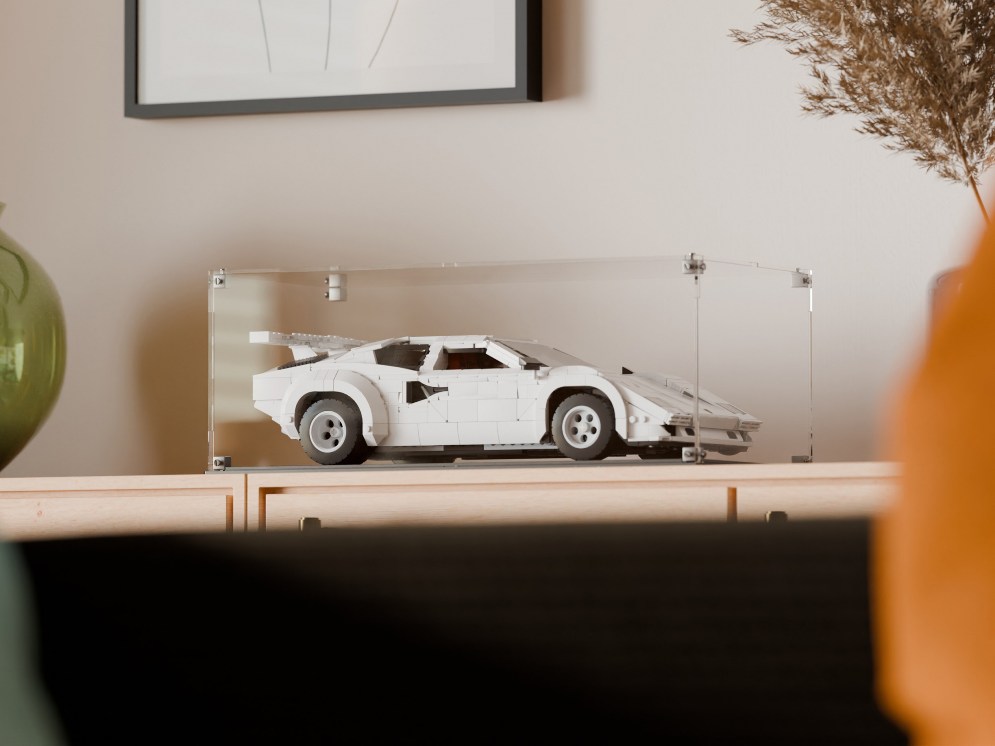 LEGO® Lamborghini Countach 5000 Quattrovalvole (10337) Display Case