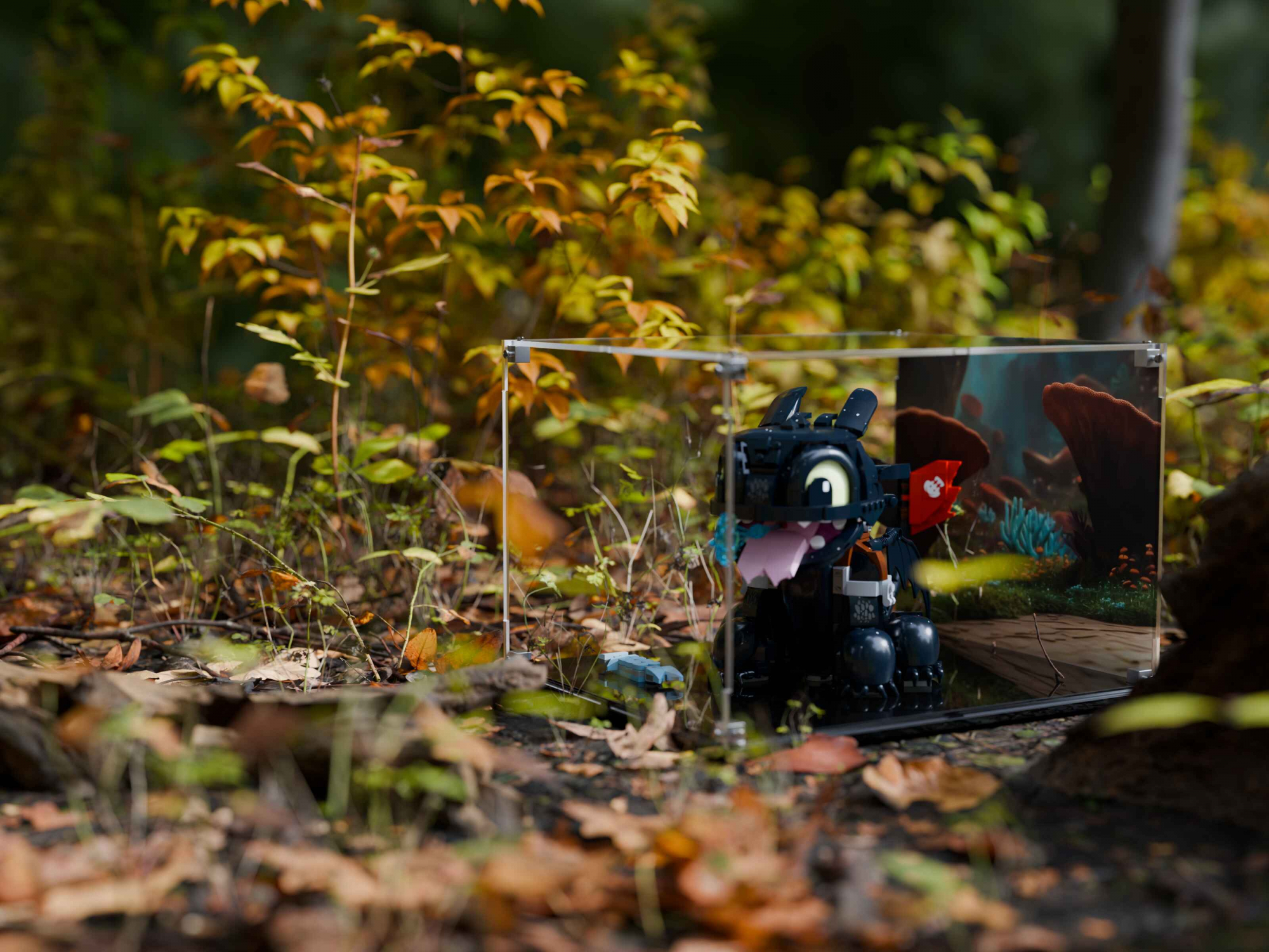 LEGO® How to Train Your Dragon: Toothless (10375) Display Case