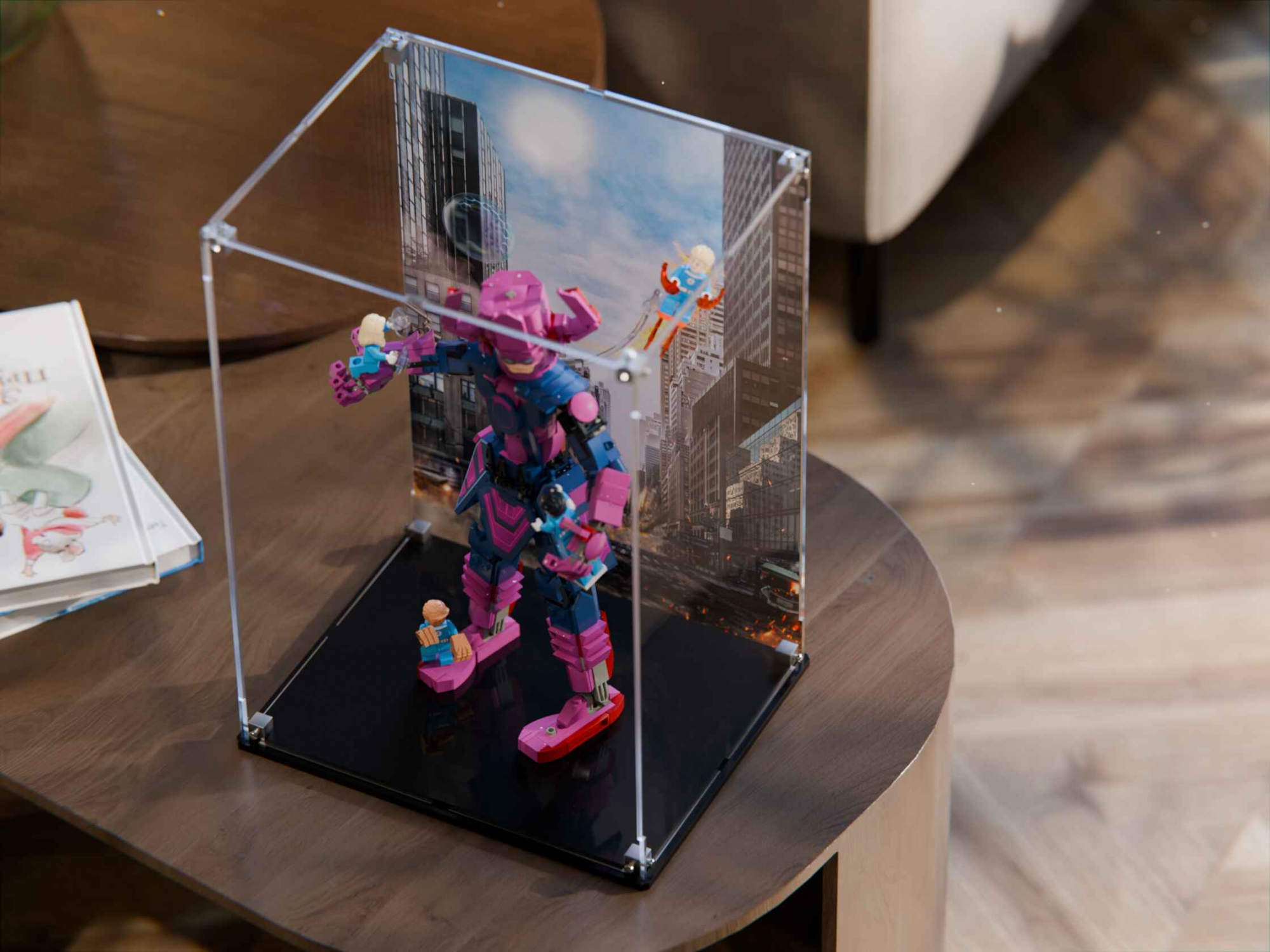 LEGO® Fantastic Four vs. Galactus Construction Figure (76316) Display Case