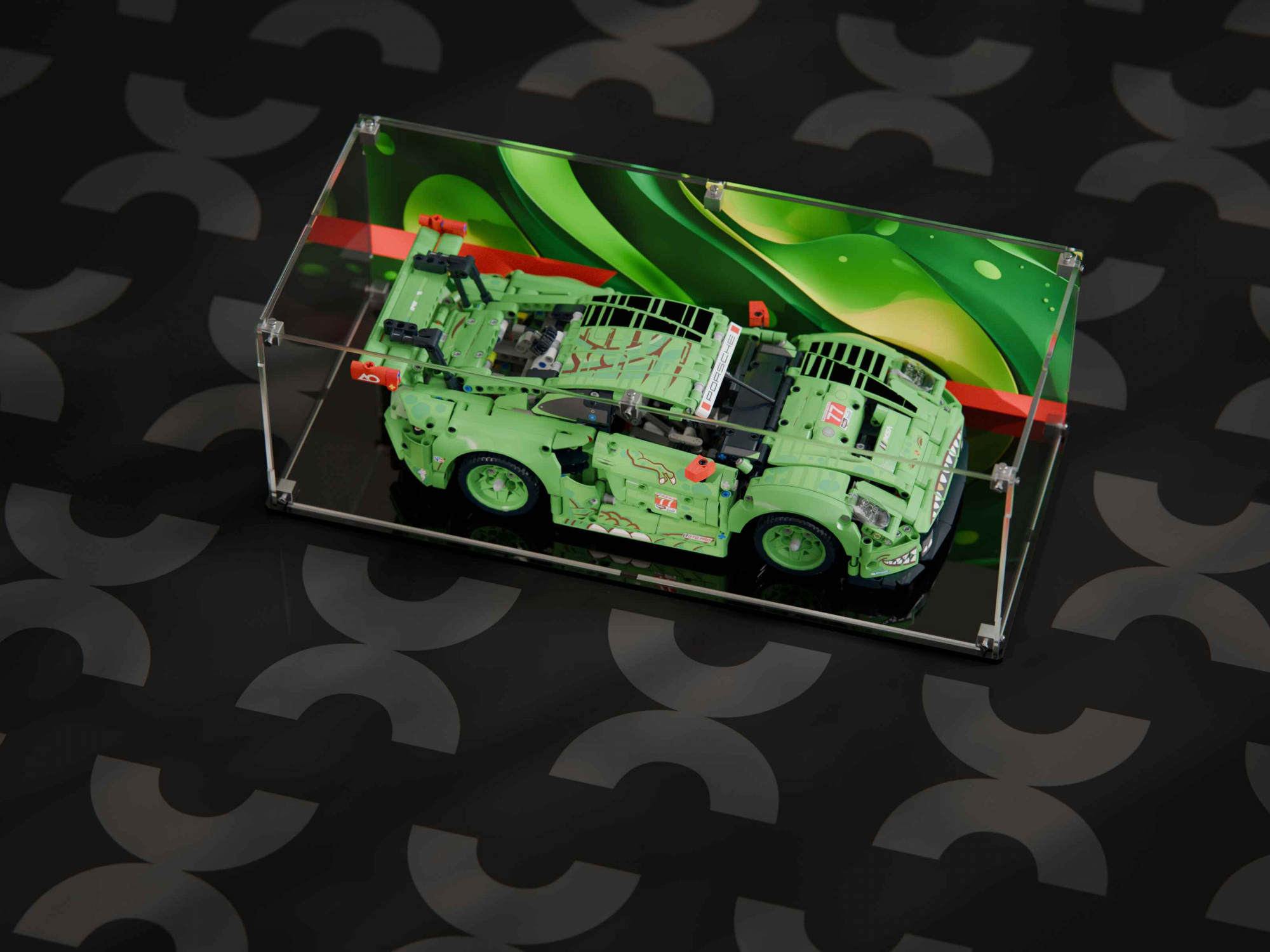 LEGO® Porsche 911 GT3 R REXY AO Racing (42224) Display Case