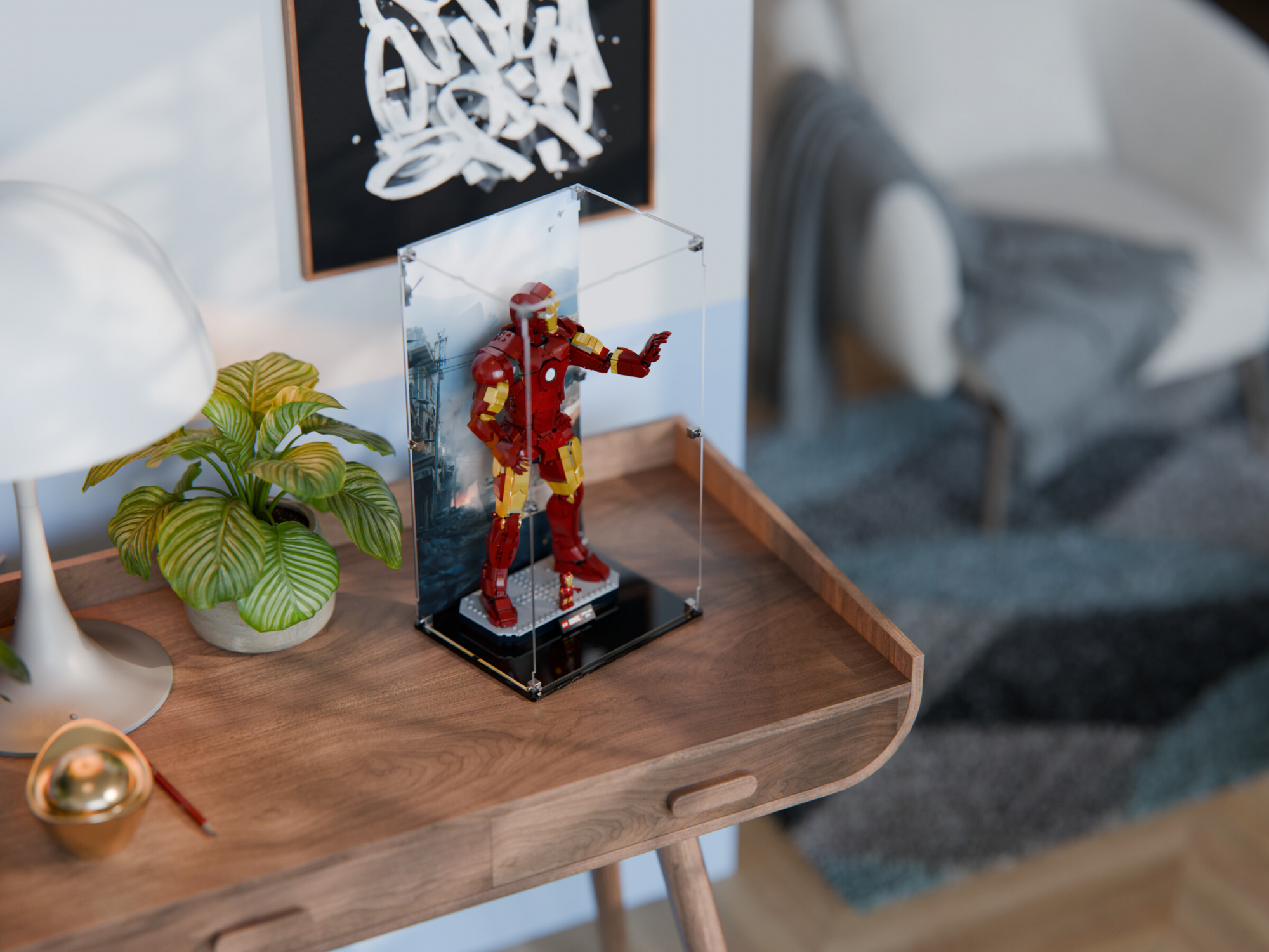 LEGO® Iron Man Mark 3 Collectors' Edition (76344) Display Case