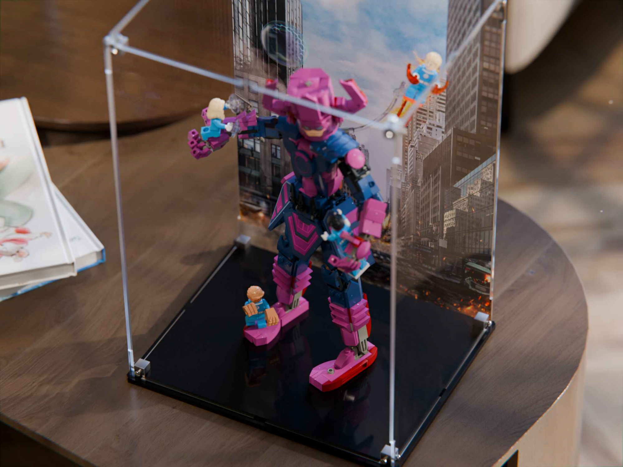 LEGO® Fantastic Four vs. Galactus Construction Figure (76316) Display Case