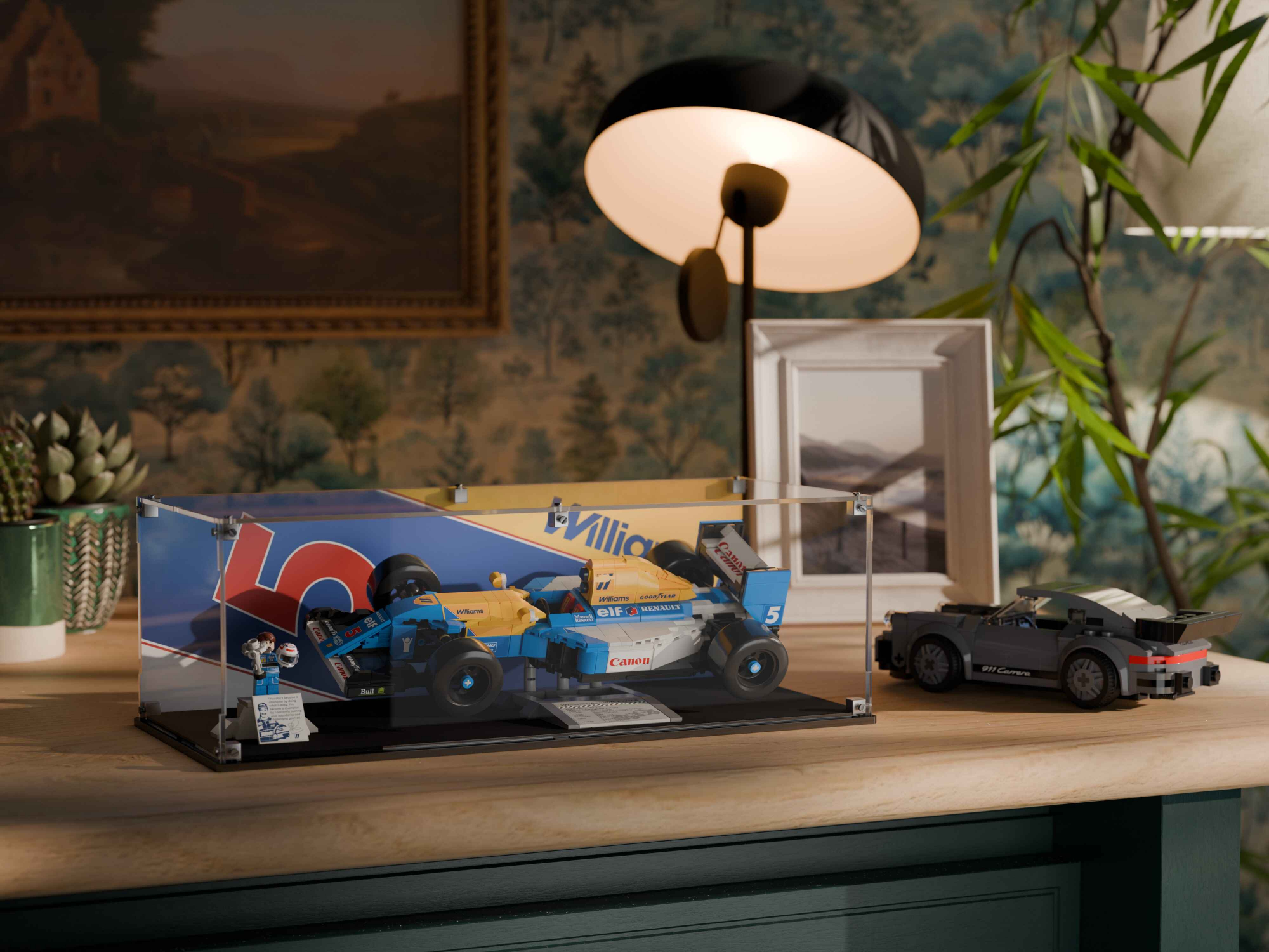 LEGO® Williams Racing FW14B & Nigel Mansell (10353) Display Case