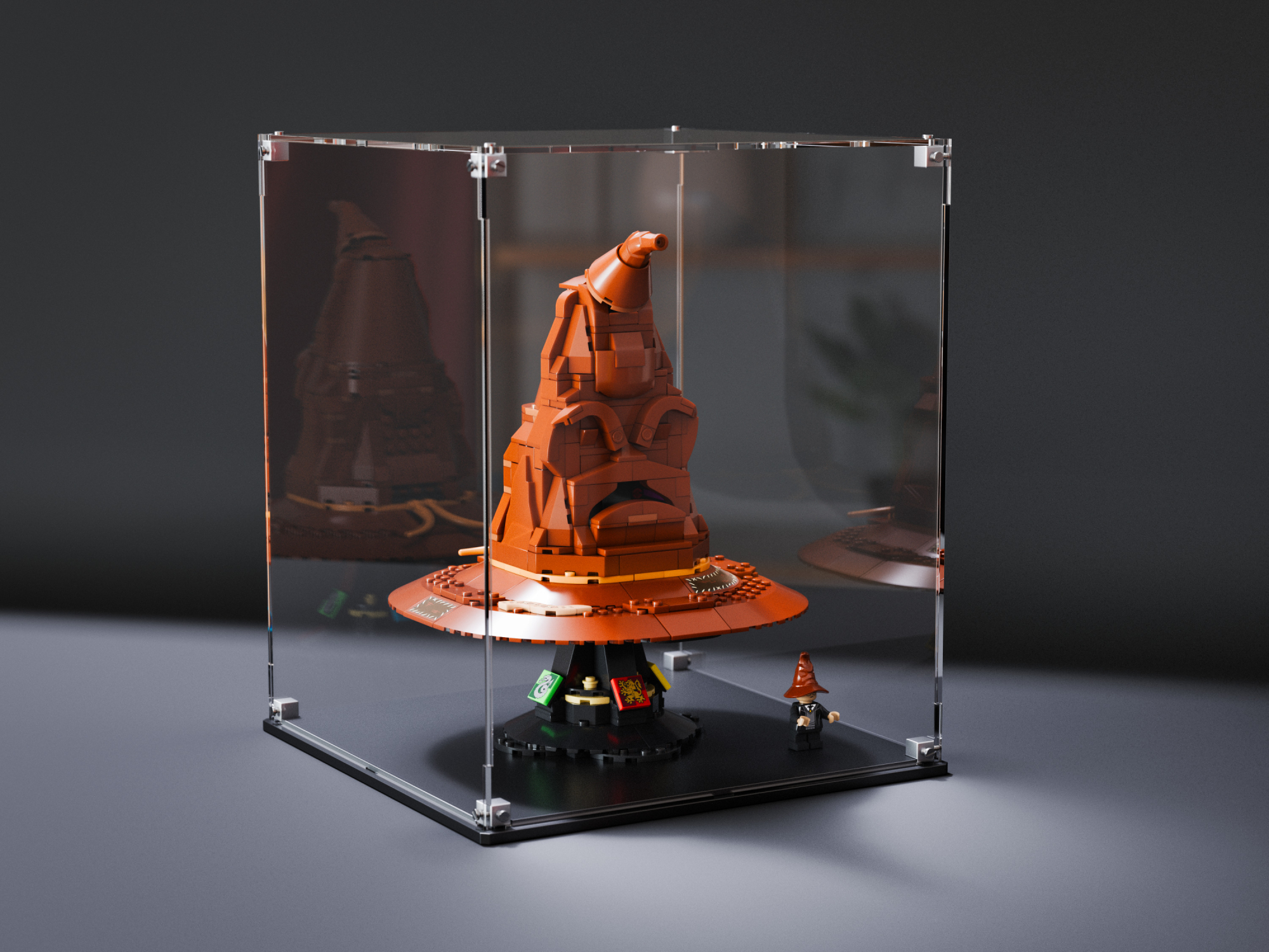 LEGO® Talking Sorting Hat™ (76429) Display Case