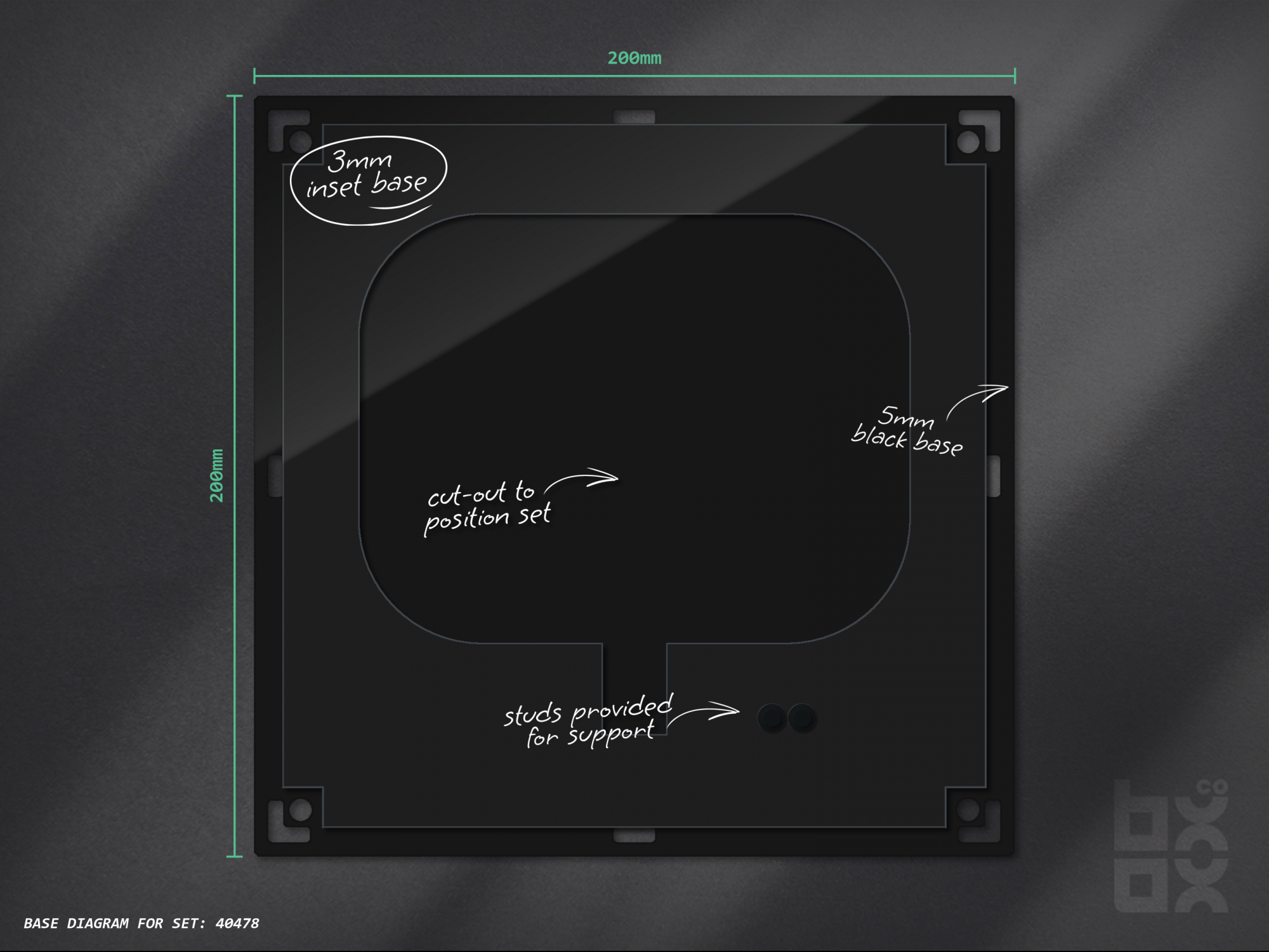 LEGO® Mini Disney Castle (40478) Display Case