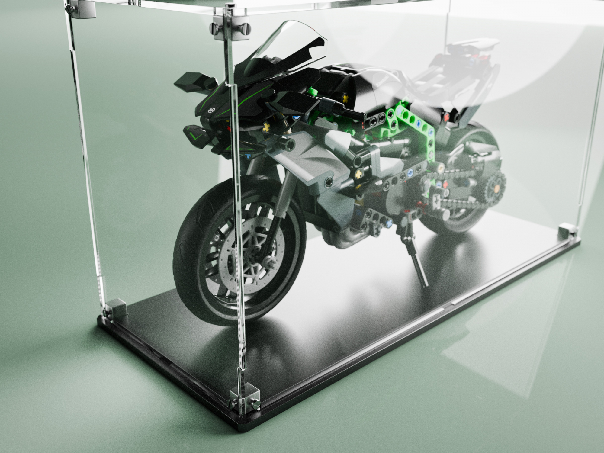 LEGO® Kawasaki Ninja H2R Motorcycle (42170) Display Case
