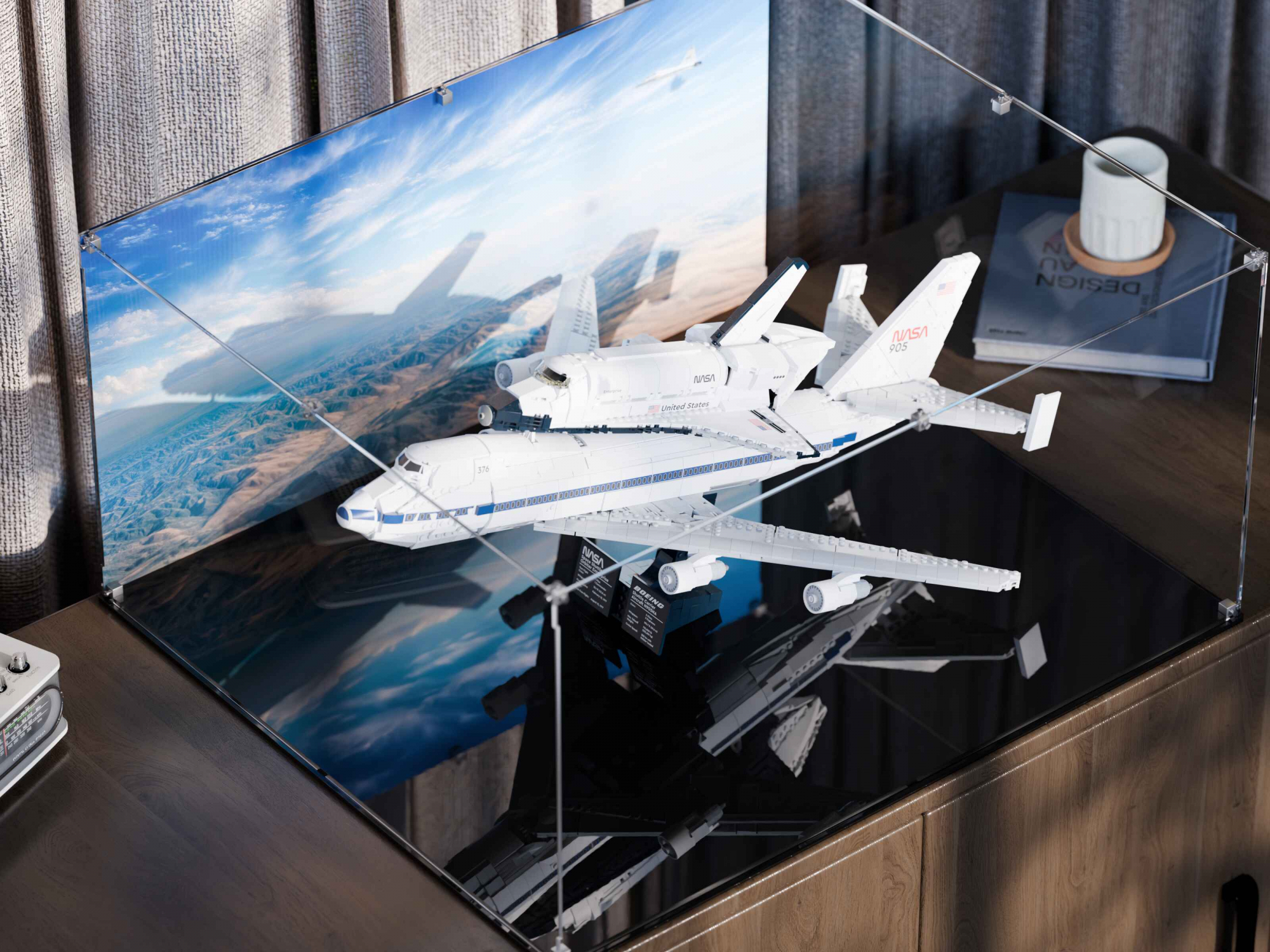 LEGO® Shuttle Carrier Aircraft (10360) Display Case