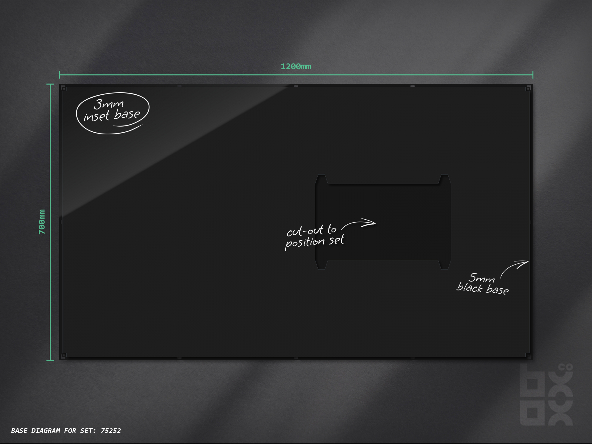 LEGO® Imperial Star Destroyer™ (75252) Display Case