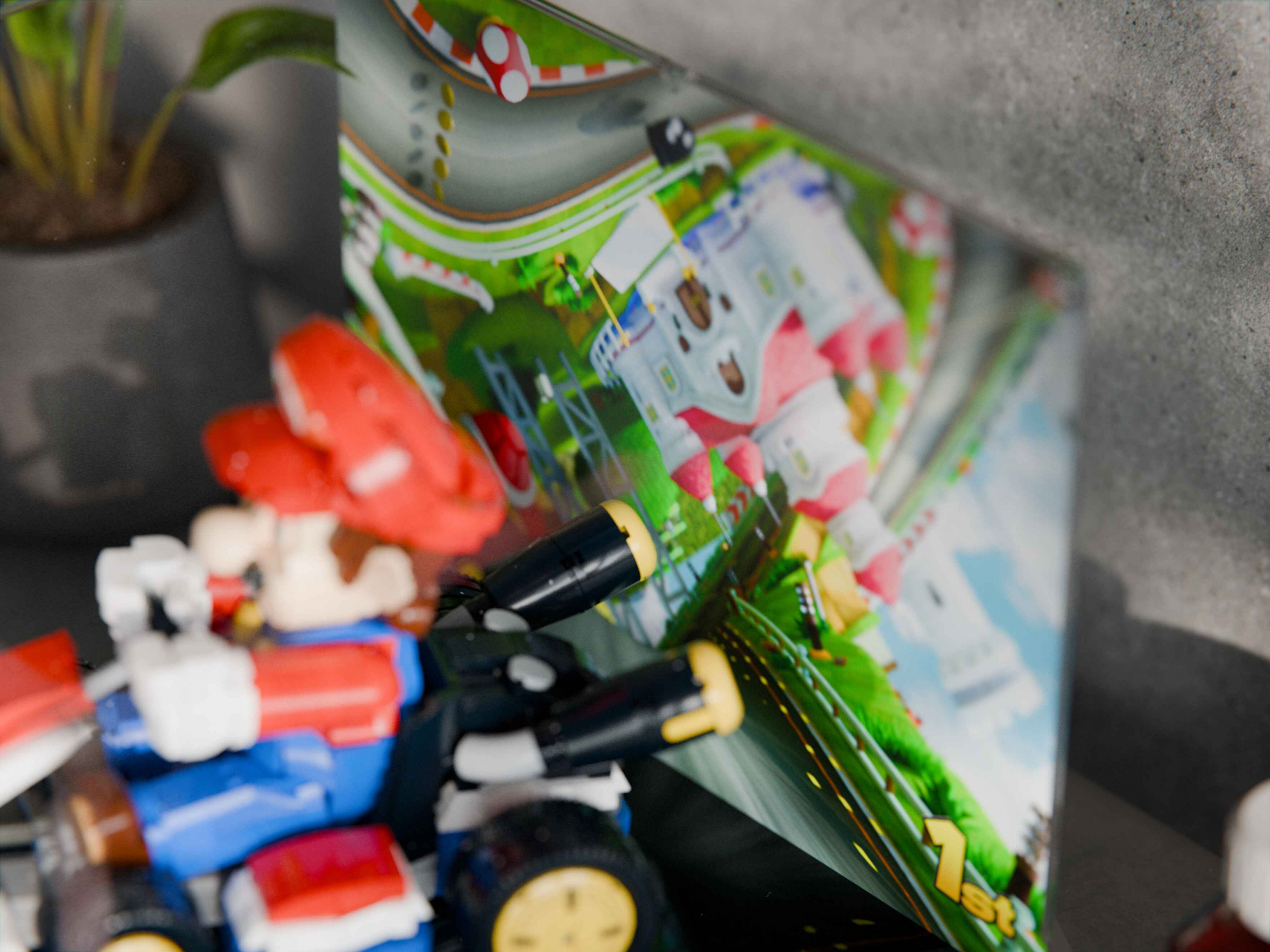 LEGO® Mario Kart - Mario & Standard Kart (72037) Display Case