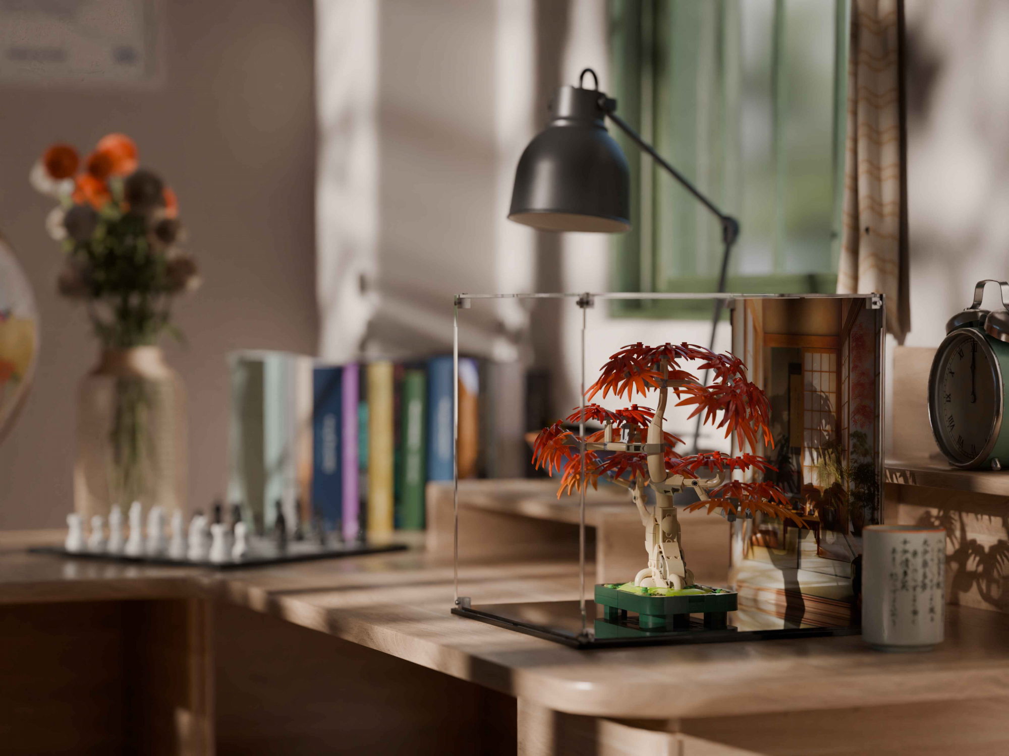 LEGO® Japanese Red Maple Bonsai Tree (10348) Display Case