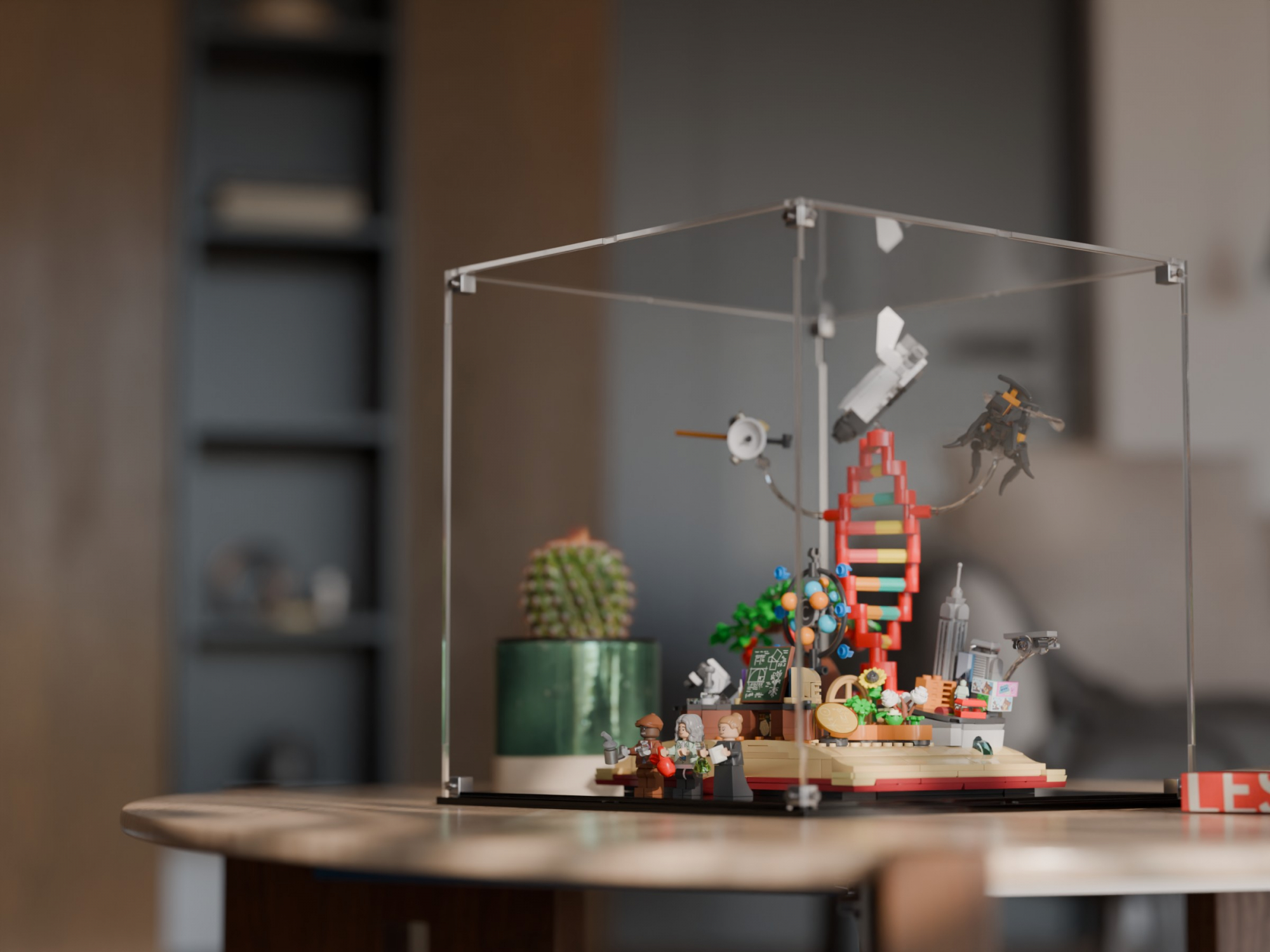 LEGO® The Evolution of STEM (21355) Display Case