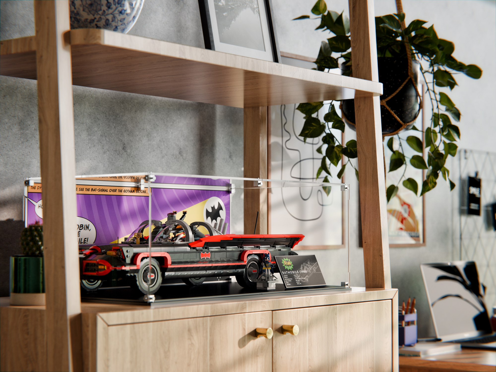 LEGO® Batman™: The Classic TV Series Batmobile™ (76328) Display Case