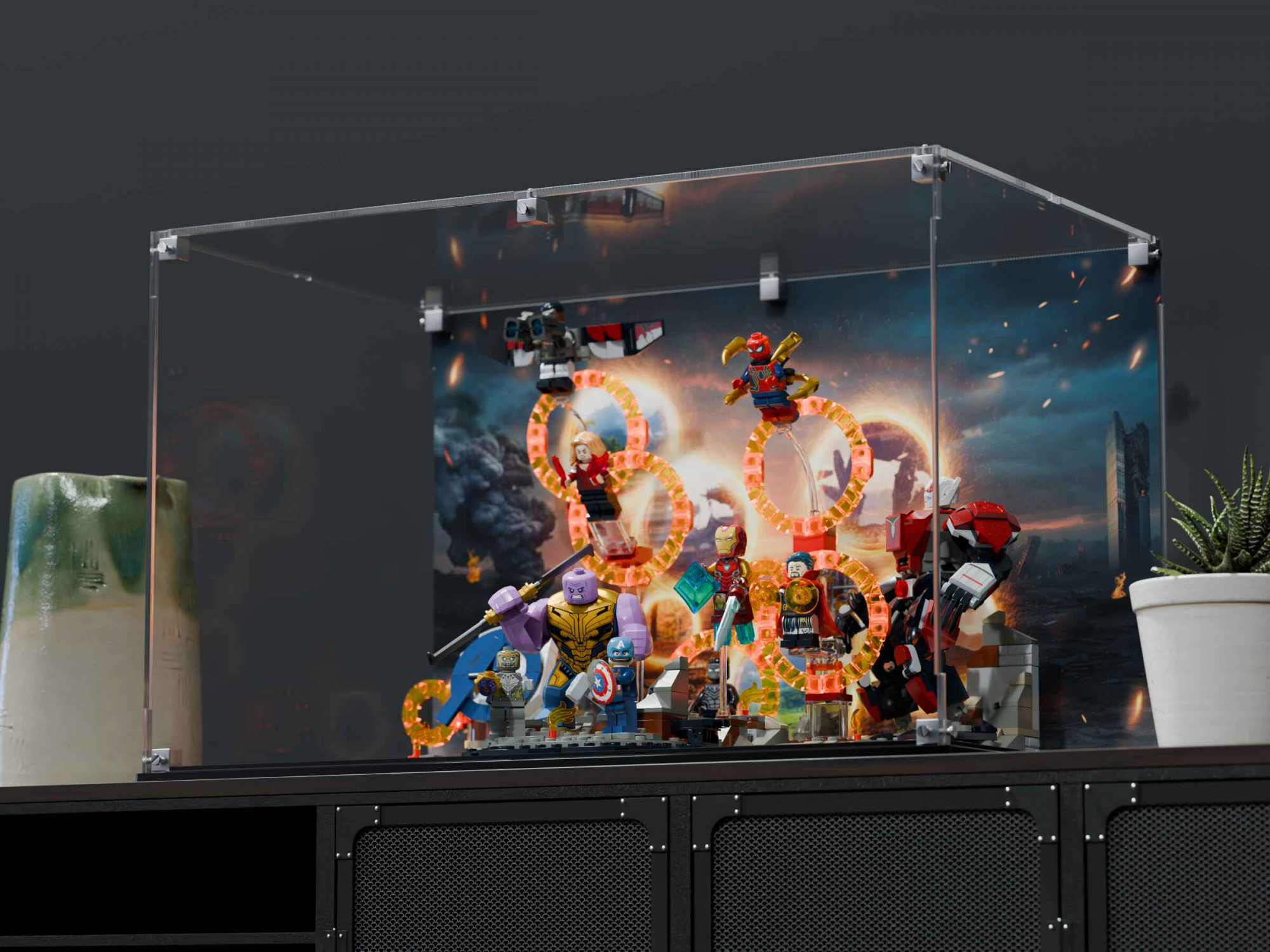LEGO® Avengers: Endgame Final Battle (76323) Display Case