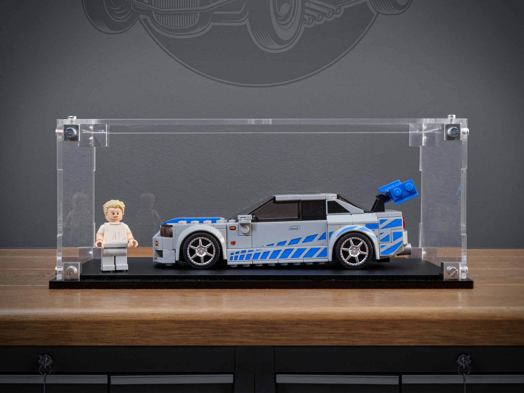 LEGO® Nissan Skyline GT-R Display Case (R34) (76917)