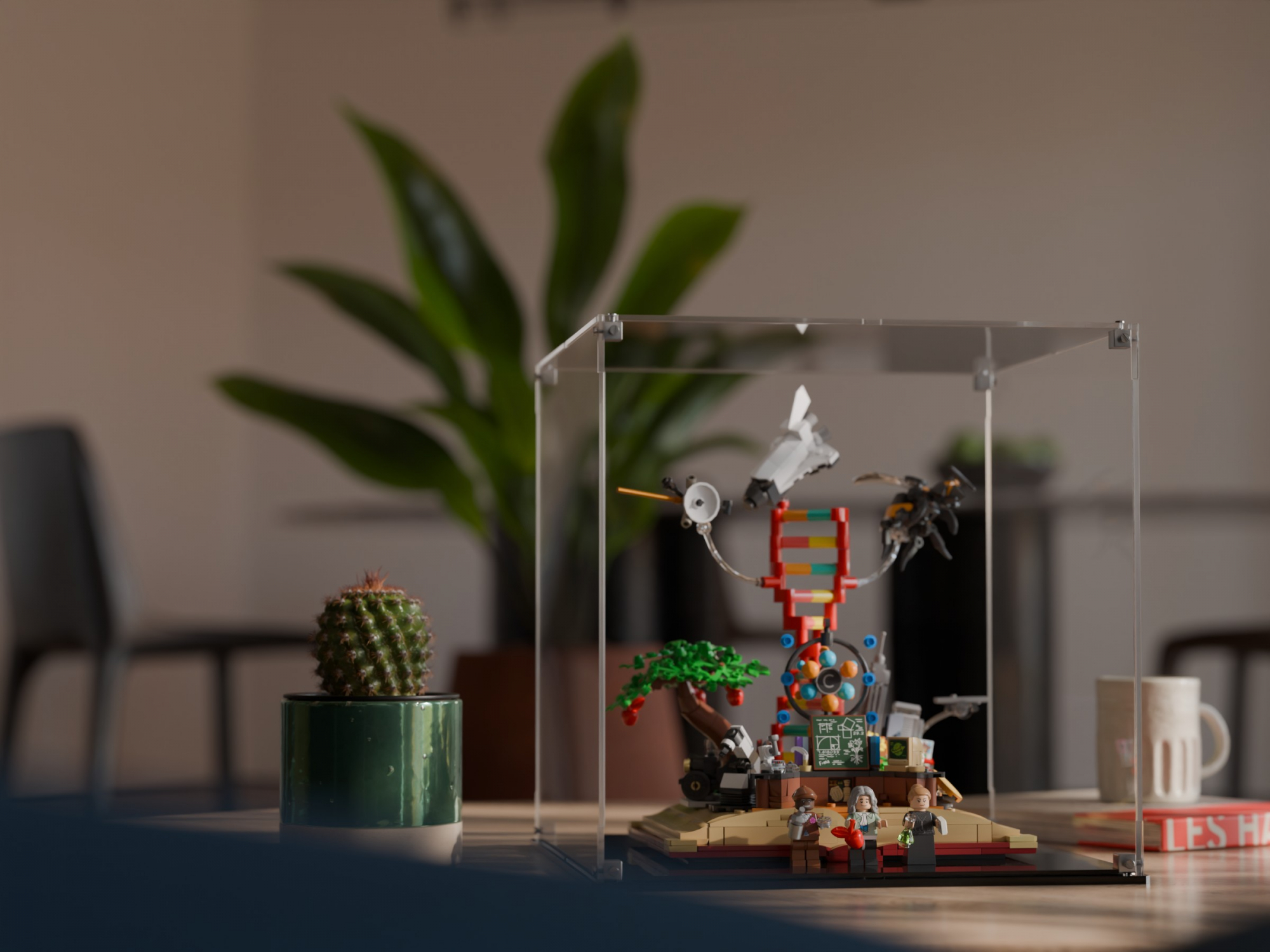 LEGO® The Evolution of STEM (21355) Display Case
