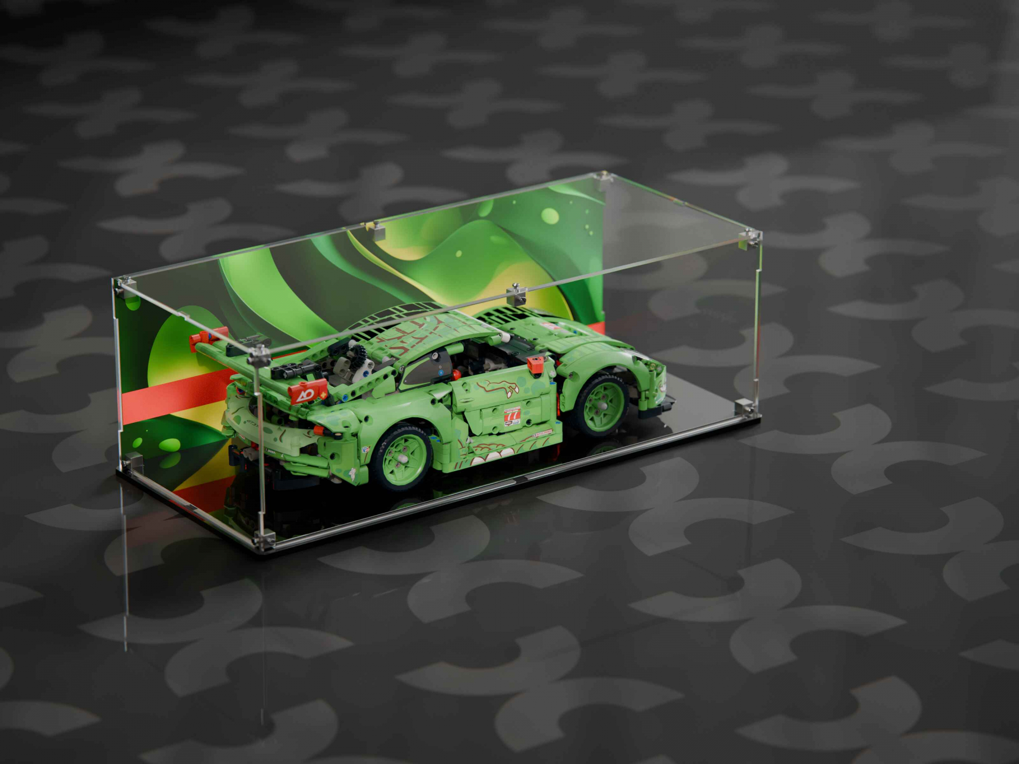 LEGO® Porsche 911 GT3 R REXY AO Racing (42224) Display Case