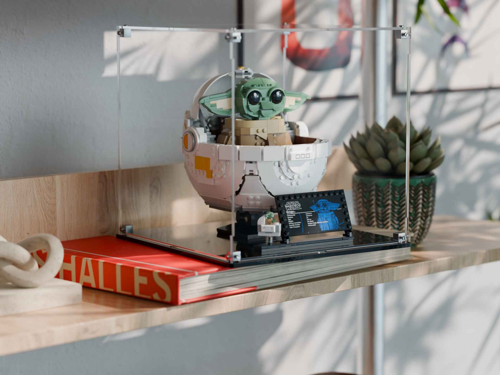 LEGO® Grogu™ with Hover Pram (75403) Display Case
