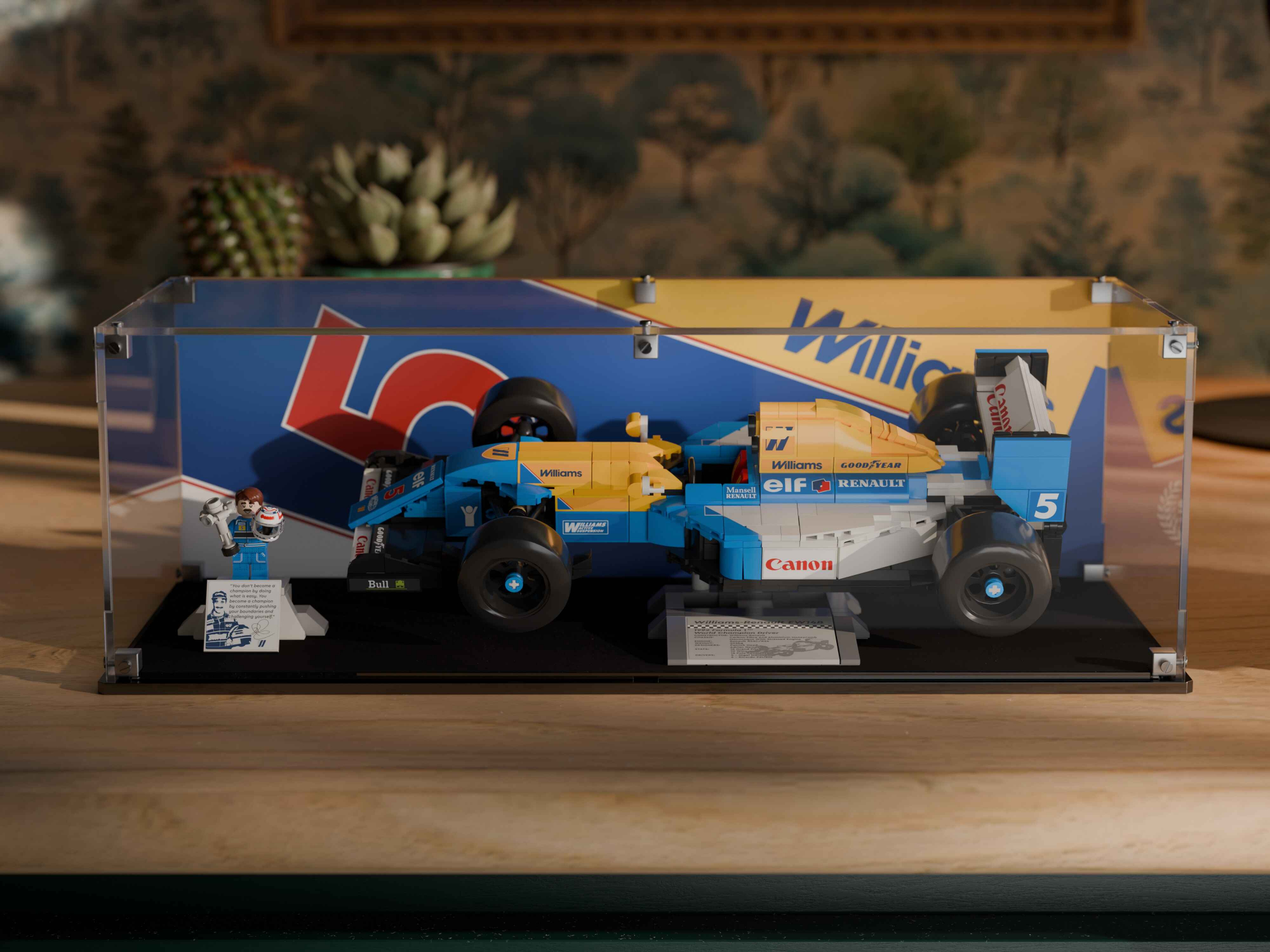 LEGO® Williams Racing FW14B & Nigel Mansell (10353) Display Case