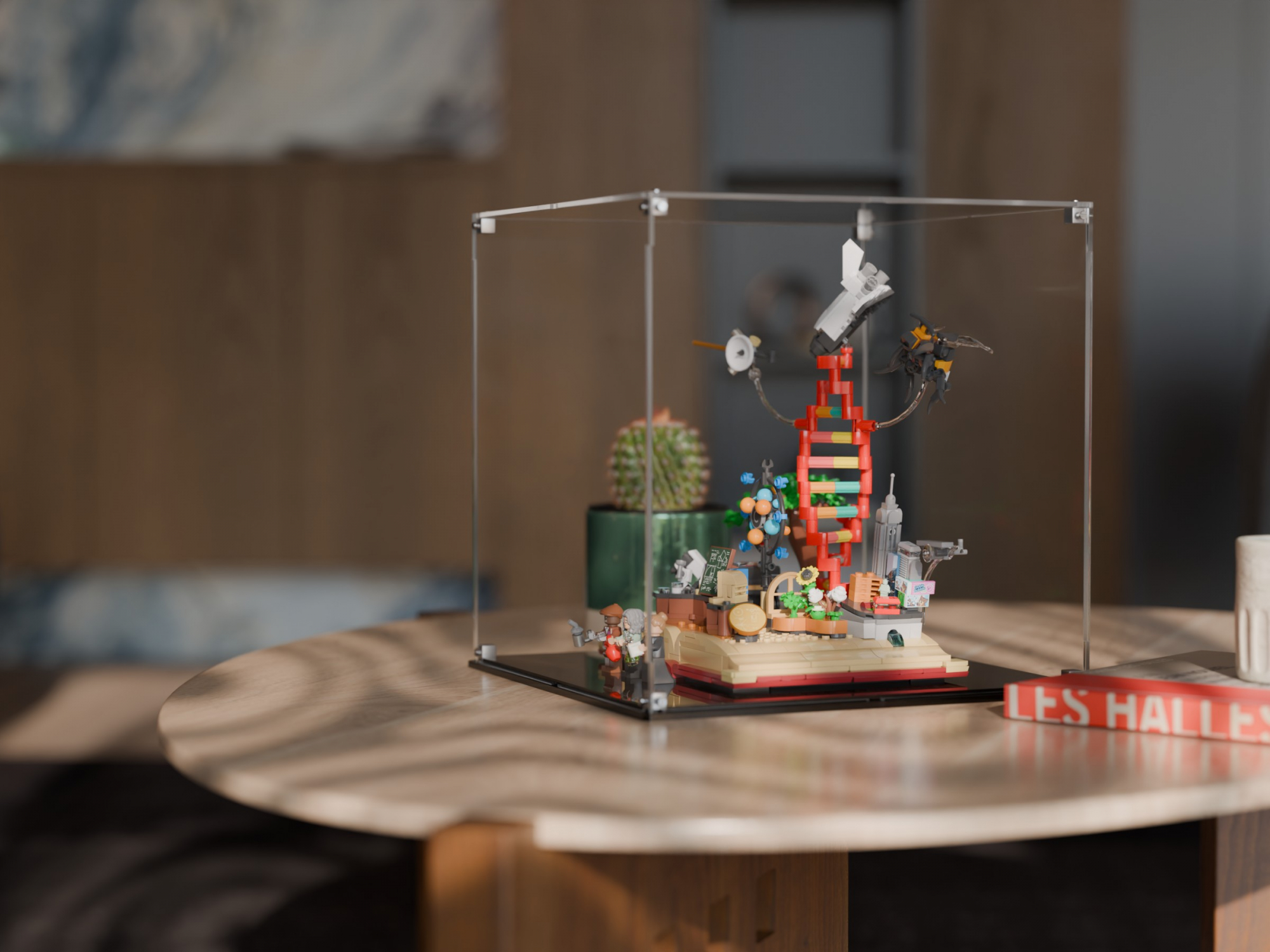 LEGO® The Evolution of STEM (21355) Display Case