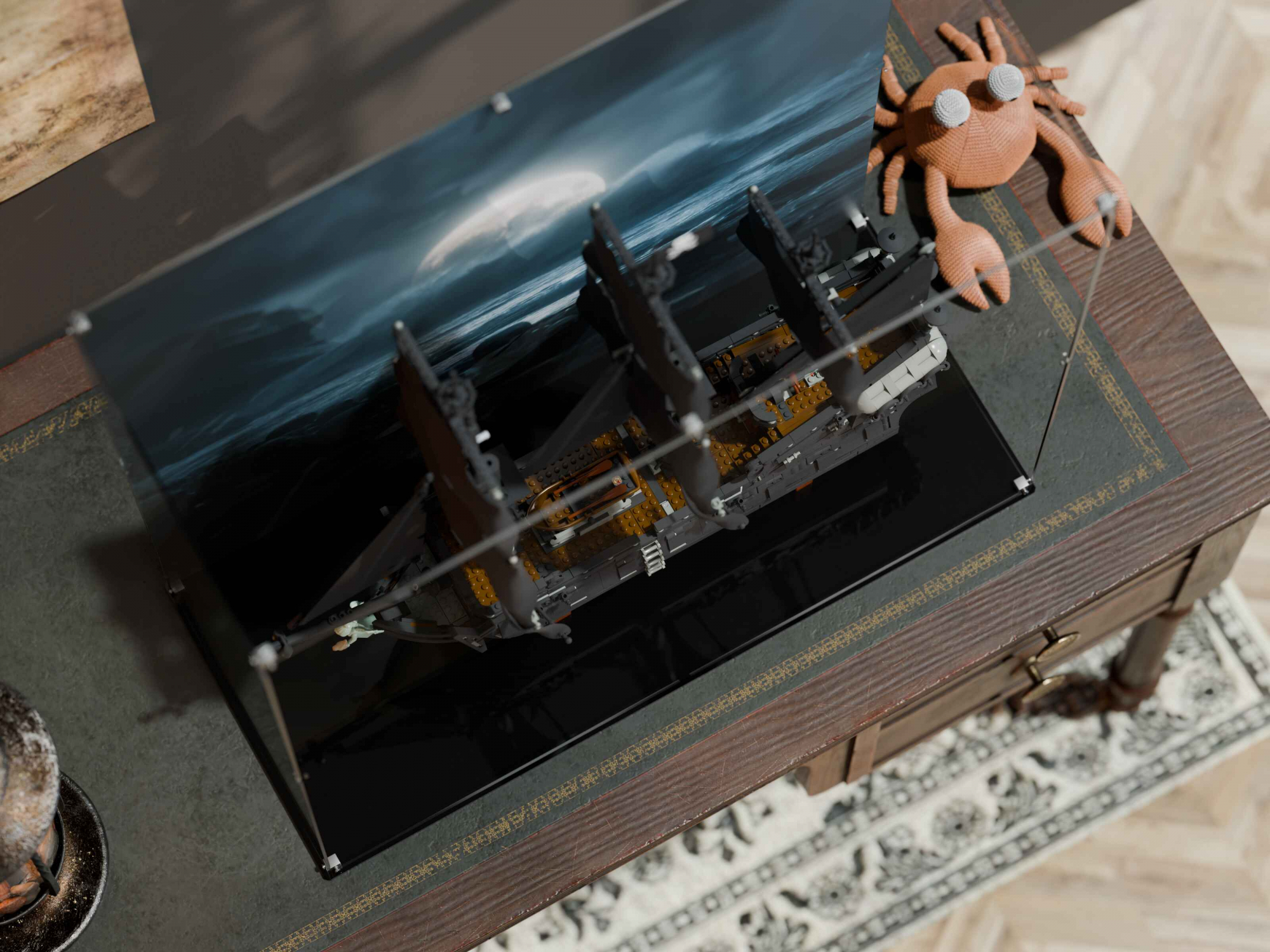 LEGO® Captain Jack Sparrow's Pirate Ship: The Black Pearl (10365) Display Case