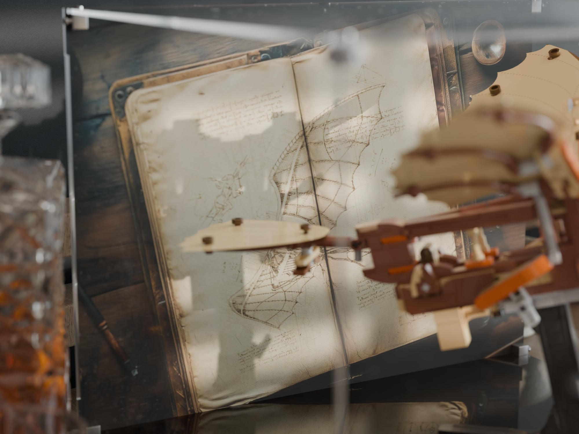 LEGO® Leonardo da Vinci's Flying Machine (10363) Display Case