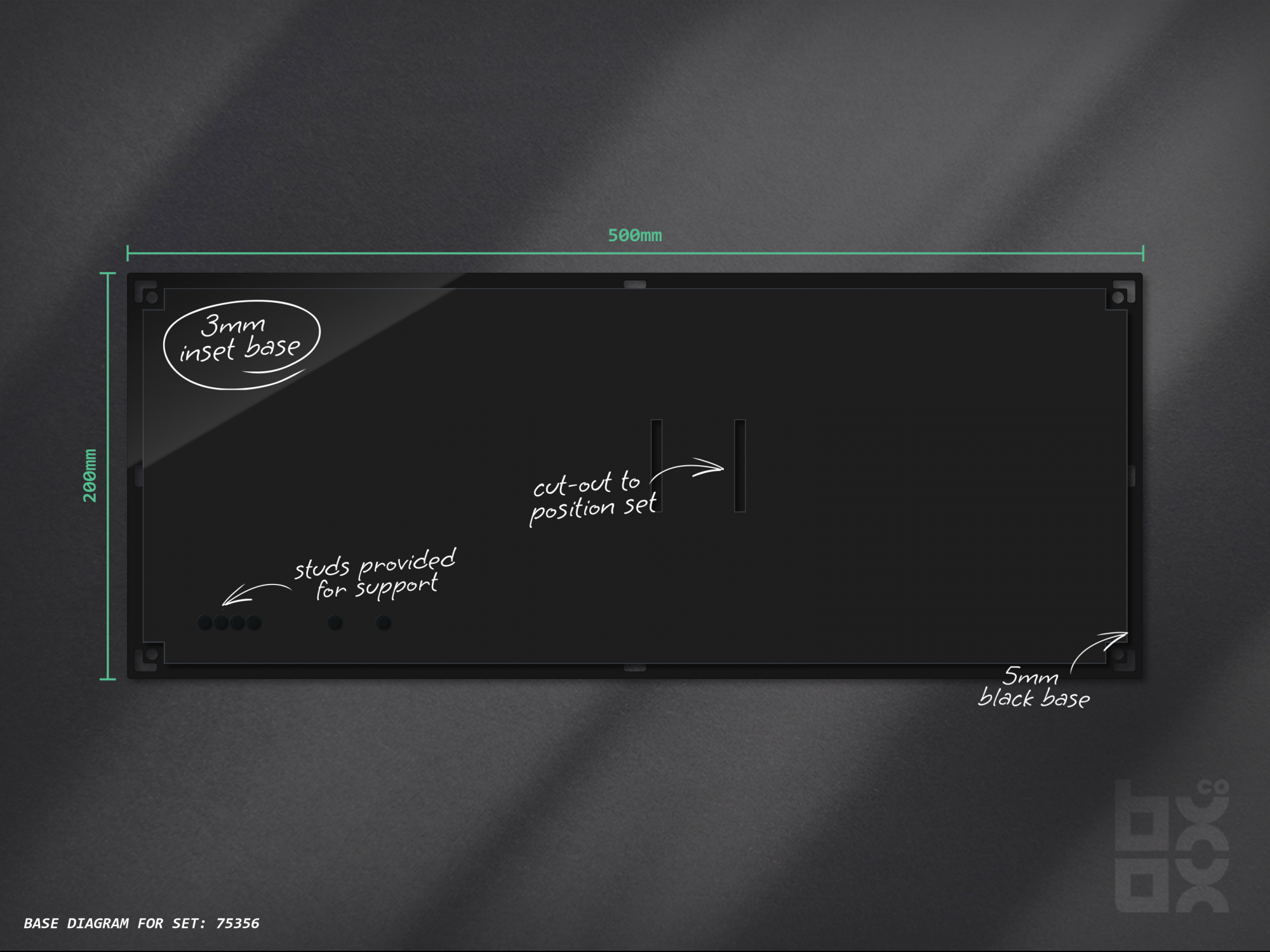 LEGO® Executor Super Star Destroyer™ (75356) Display Case