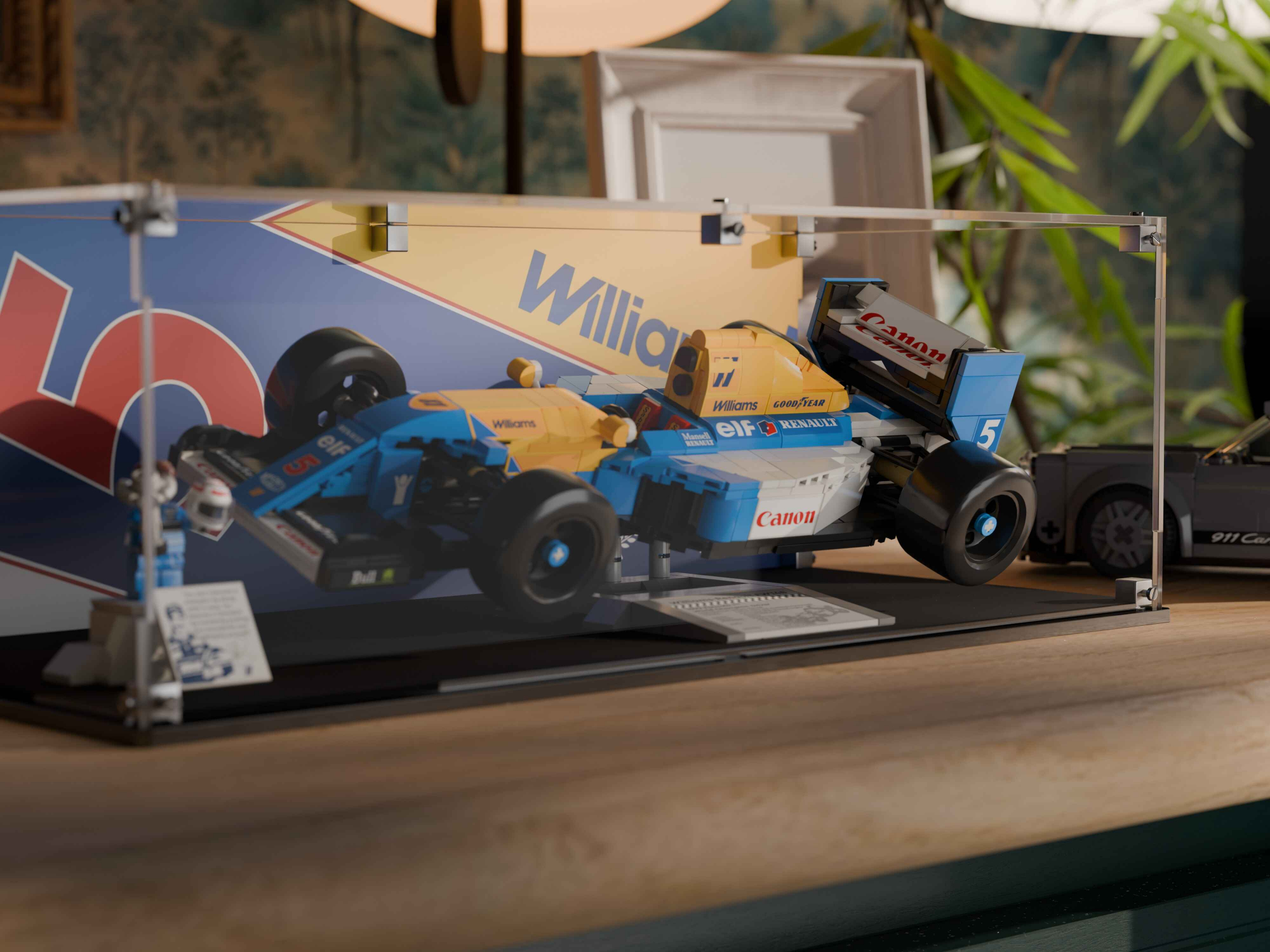 LEGO® Williams Racing FW14B & Nigel Mansell (10353) Display Case