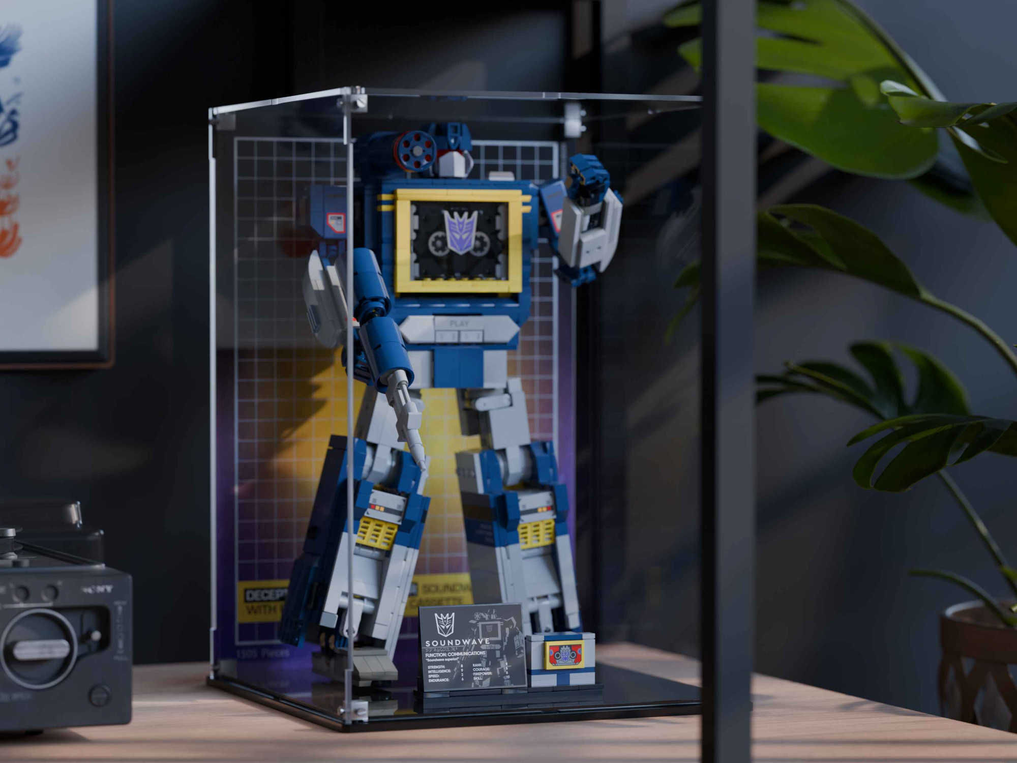 LEGO® Transformers: Soundwave (10358) Display Case