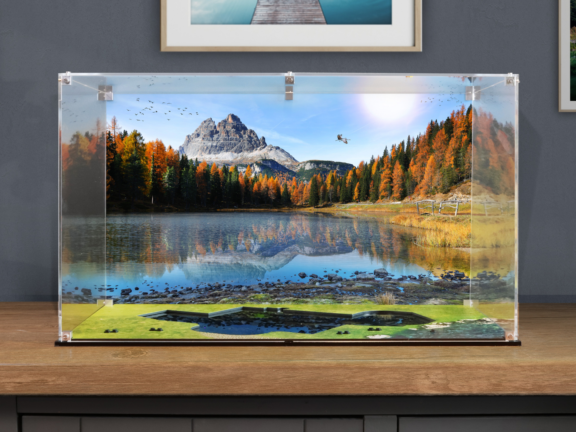 LEGO® Ideas A-Frame Cabin Display Case (21338)